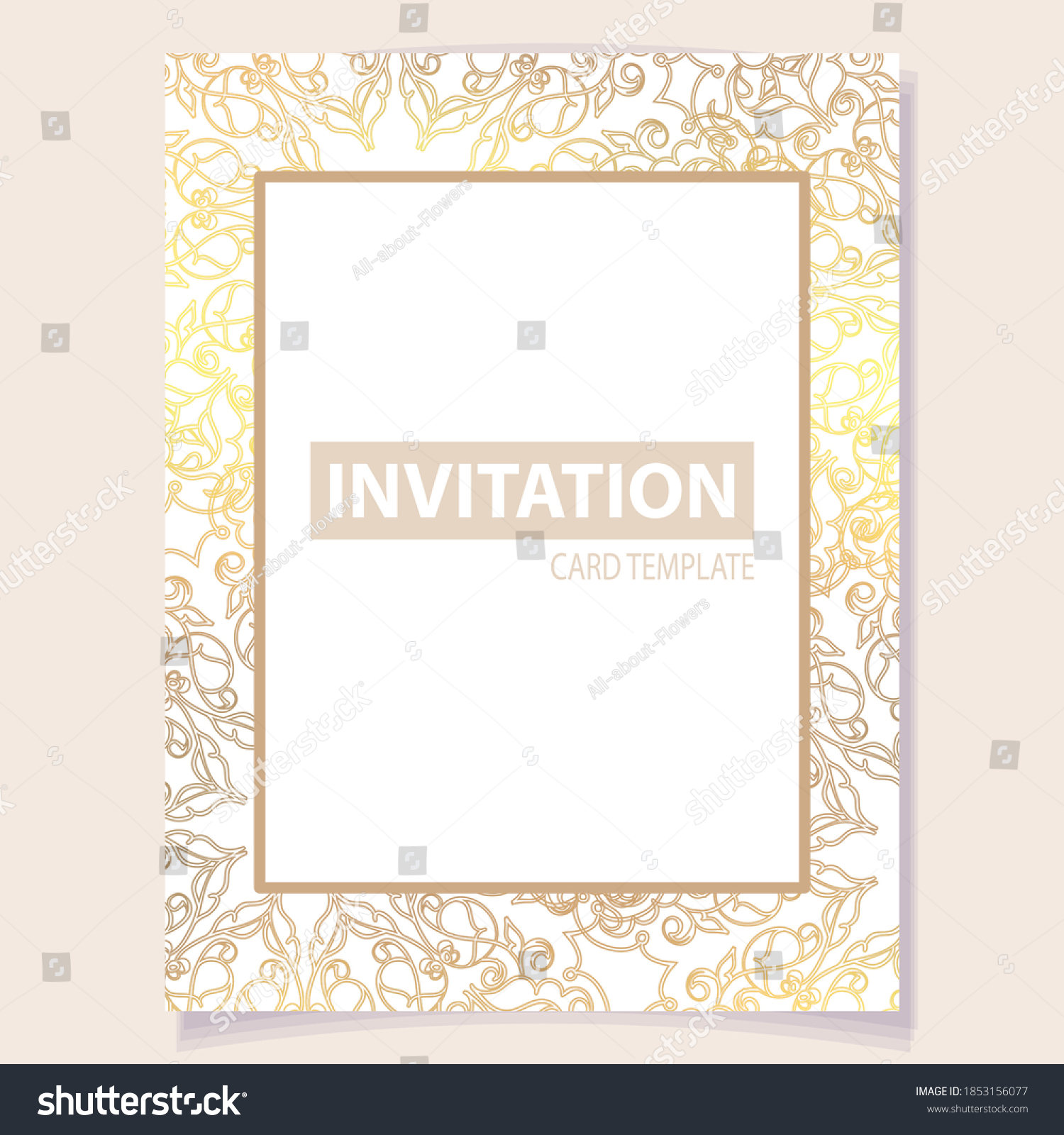 Abstract Invitation Background Design Your Text Stock Vector (Royalty ...