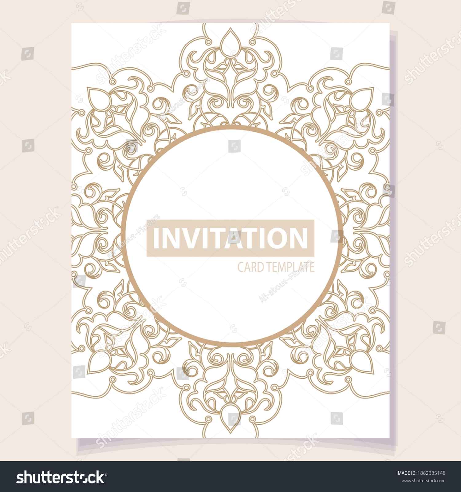 Abstract Invitation Background Design Your Text Stock Vector (Royalty ...