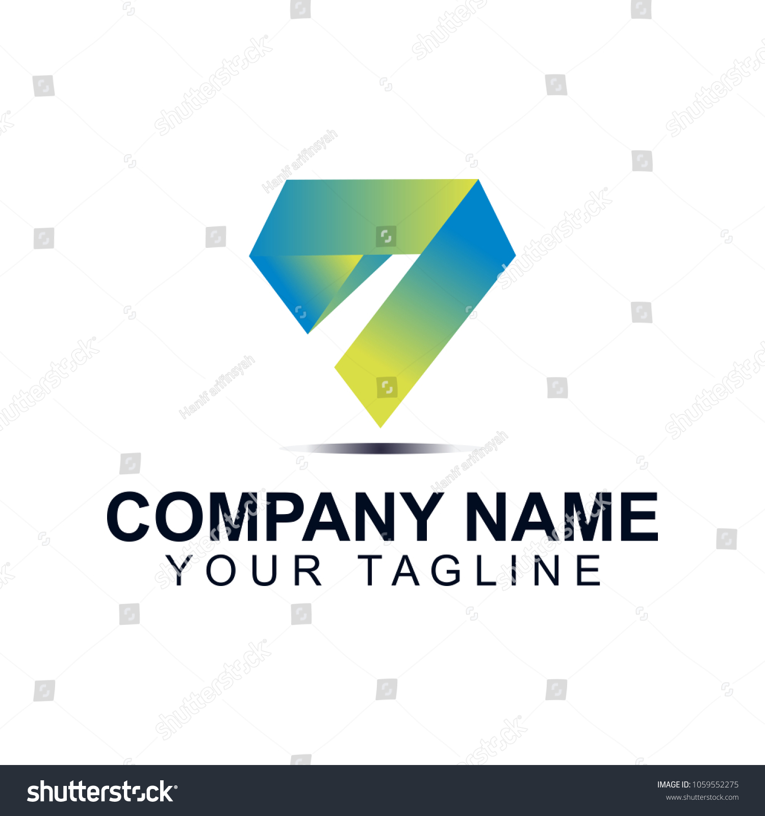 Abstract Jewel Logo Design Vector Stock Vector (Royalty Free ...