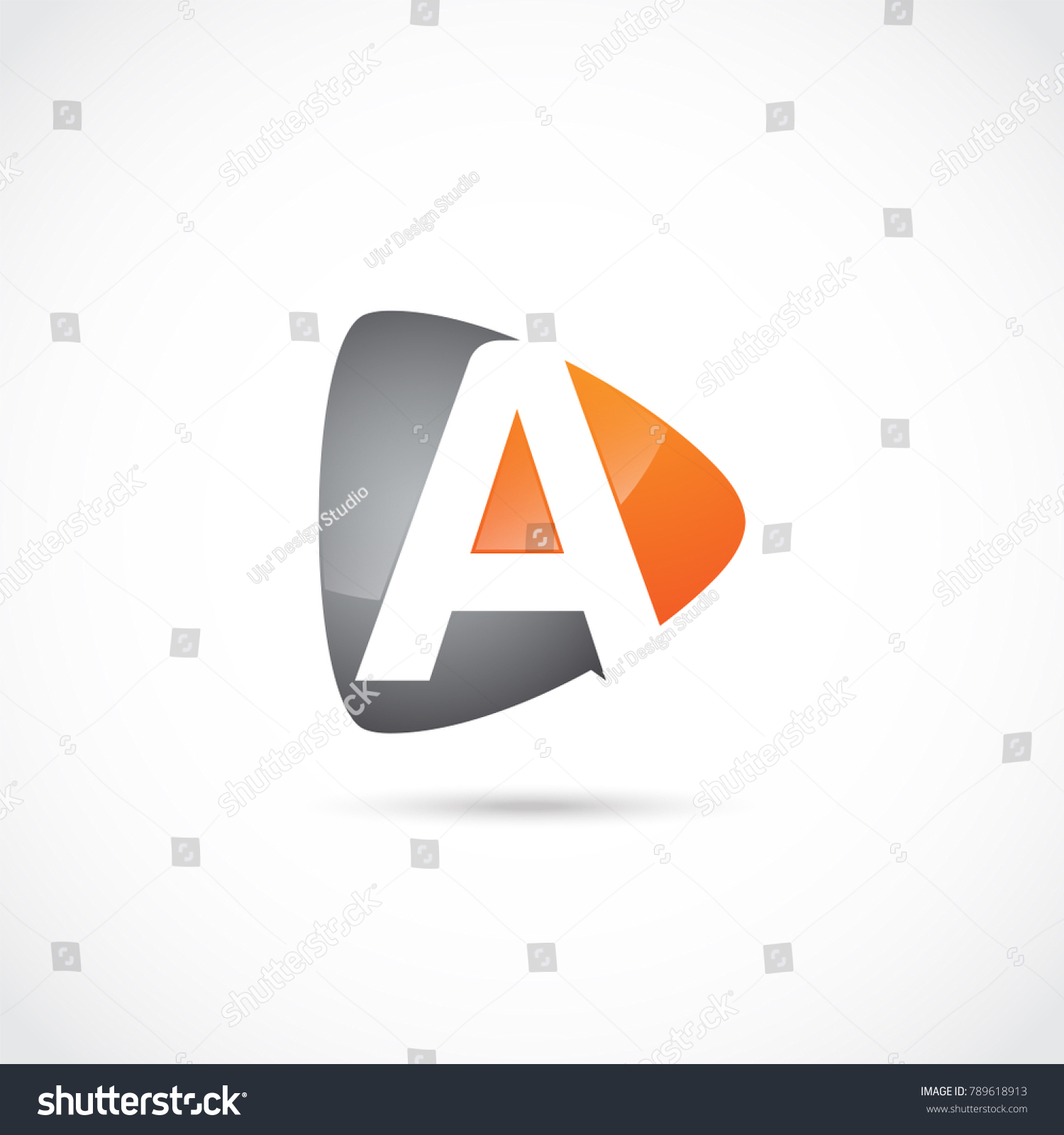 Abstract Letter Logo Design Vector Illustrator Stock Vector (Royalty ...
