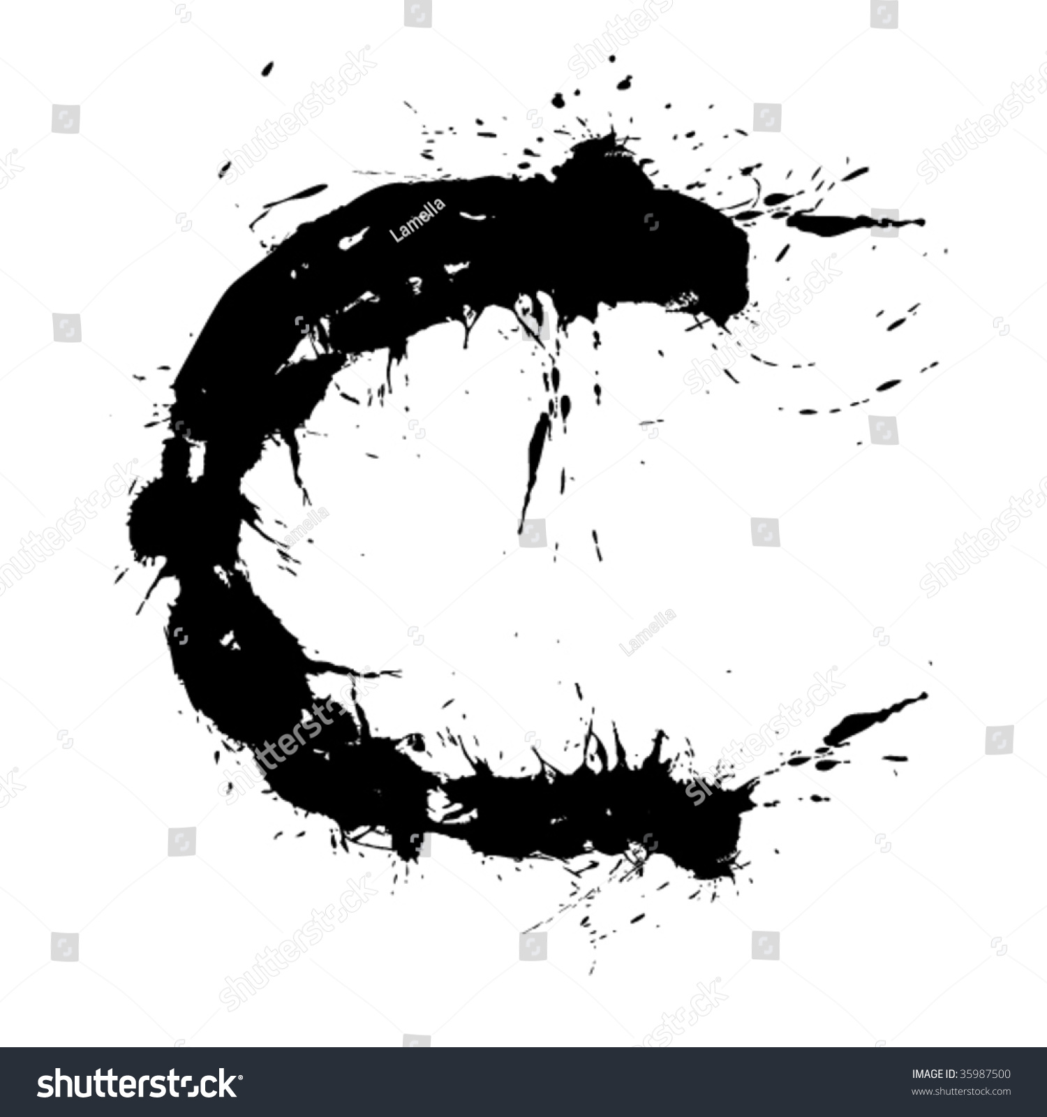 Abstract Letter C Stock Vector Illustration 35987500 : Shutterstock