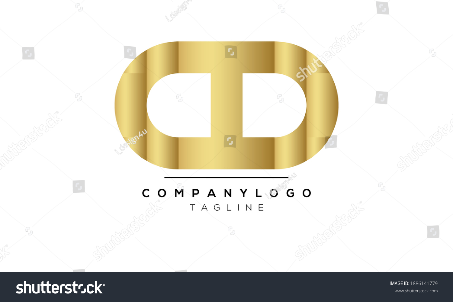 Abstract Letter Initial Cid Vector Logo Stock Vector (Royalty Free ...
