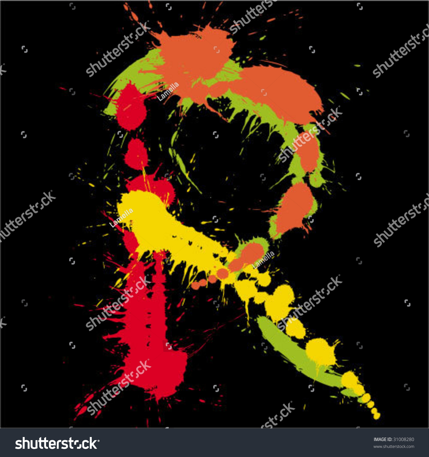 Abstract Letter R Stock Vector Illustration 31008280 : Shutterstock