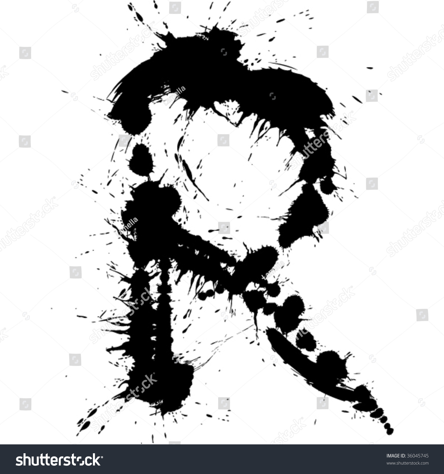 Abstract Letter R Stock Vector 36045745 - Shutterstock