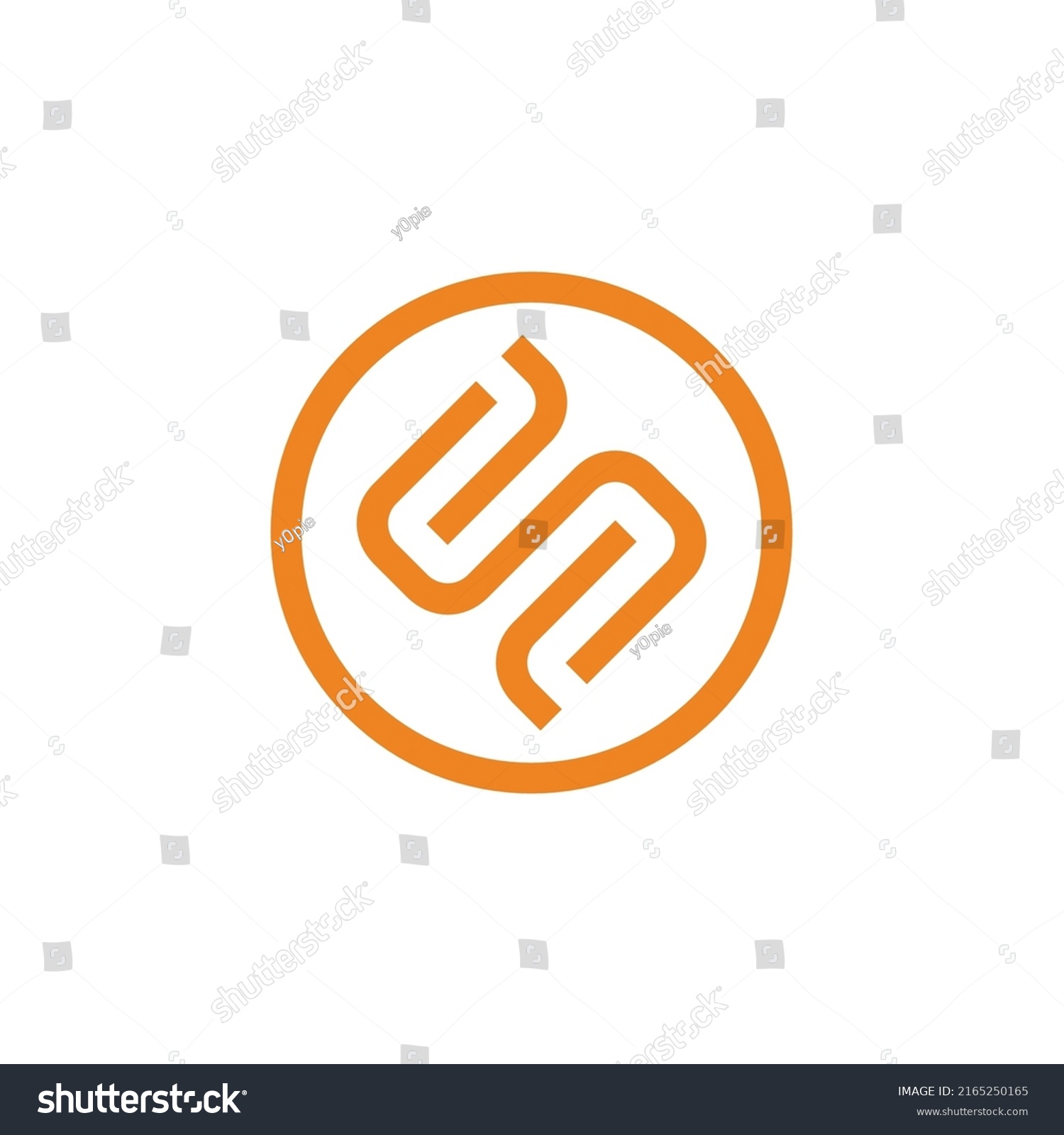 Abstract Letter S Inside Circle Vector Stock Vector (Royalty Free ...