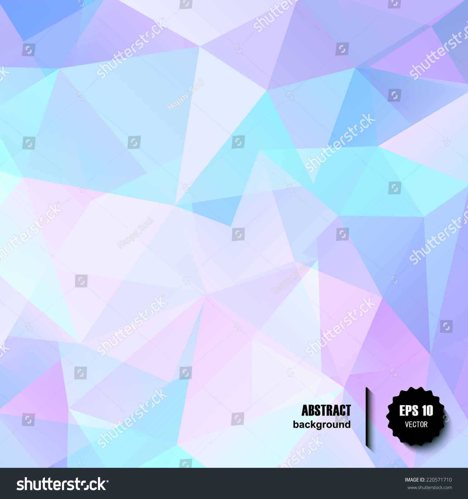 Abstract Light Blue Geometric Background Design: vector de stock (libre ...