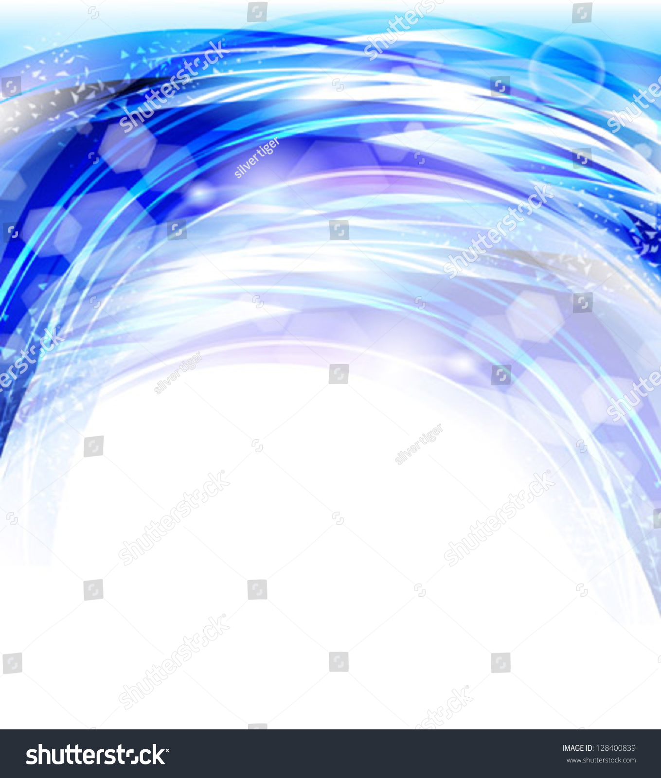 Abstract Light Blue Wave Backgrounds Vector Stock Vector (Royalty Free ...