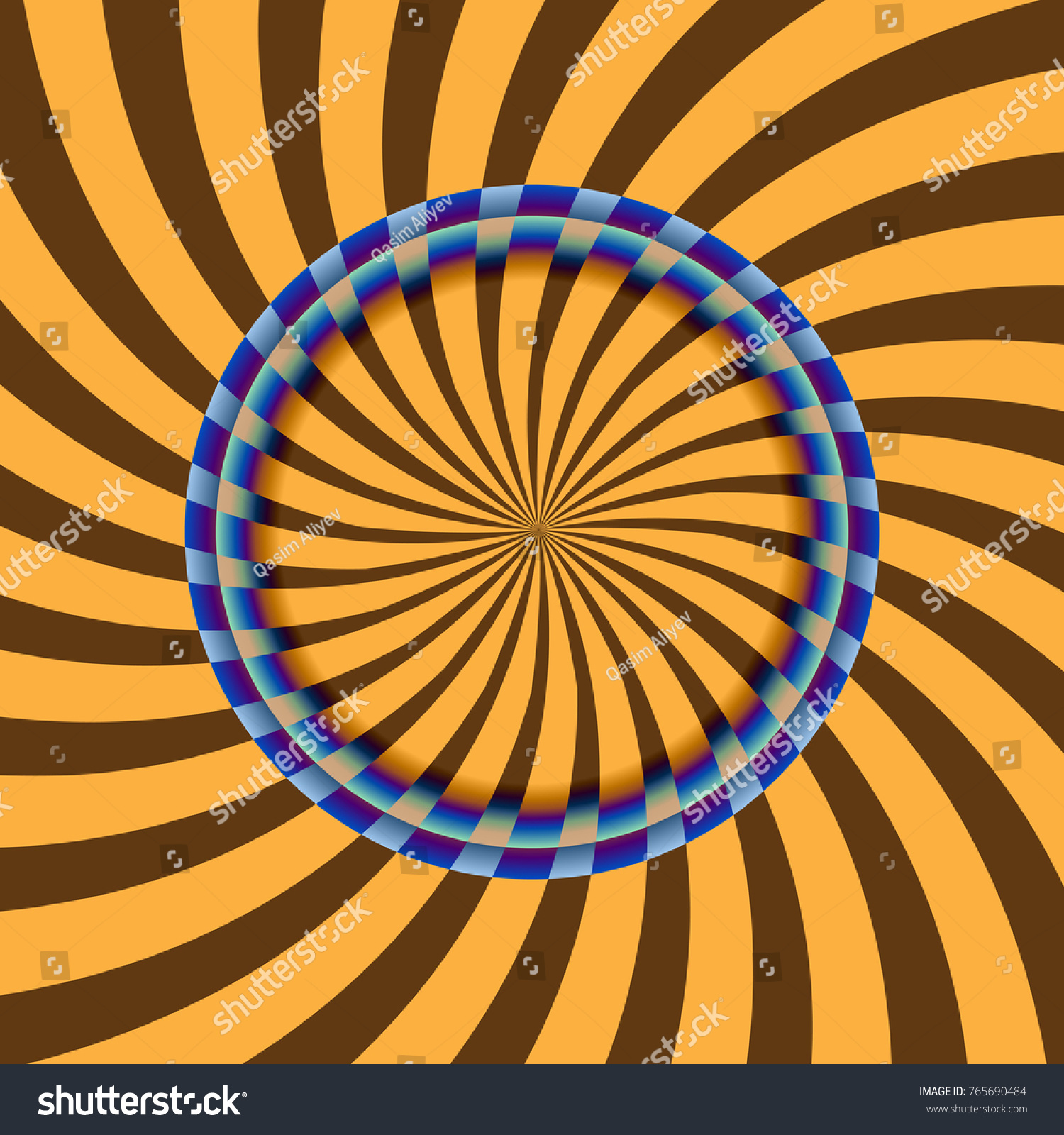 Abstract Light Yellow Brown Rays Background Stock Vector (Royalty Free ...
