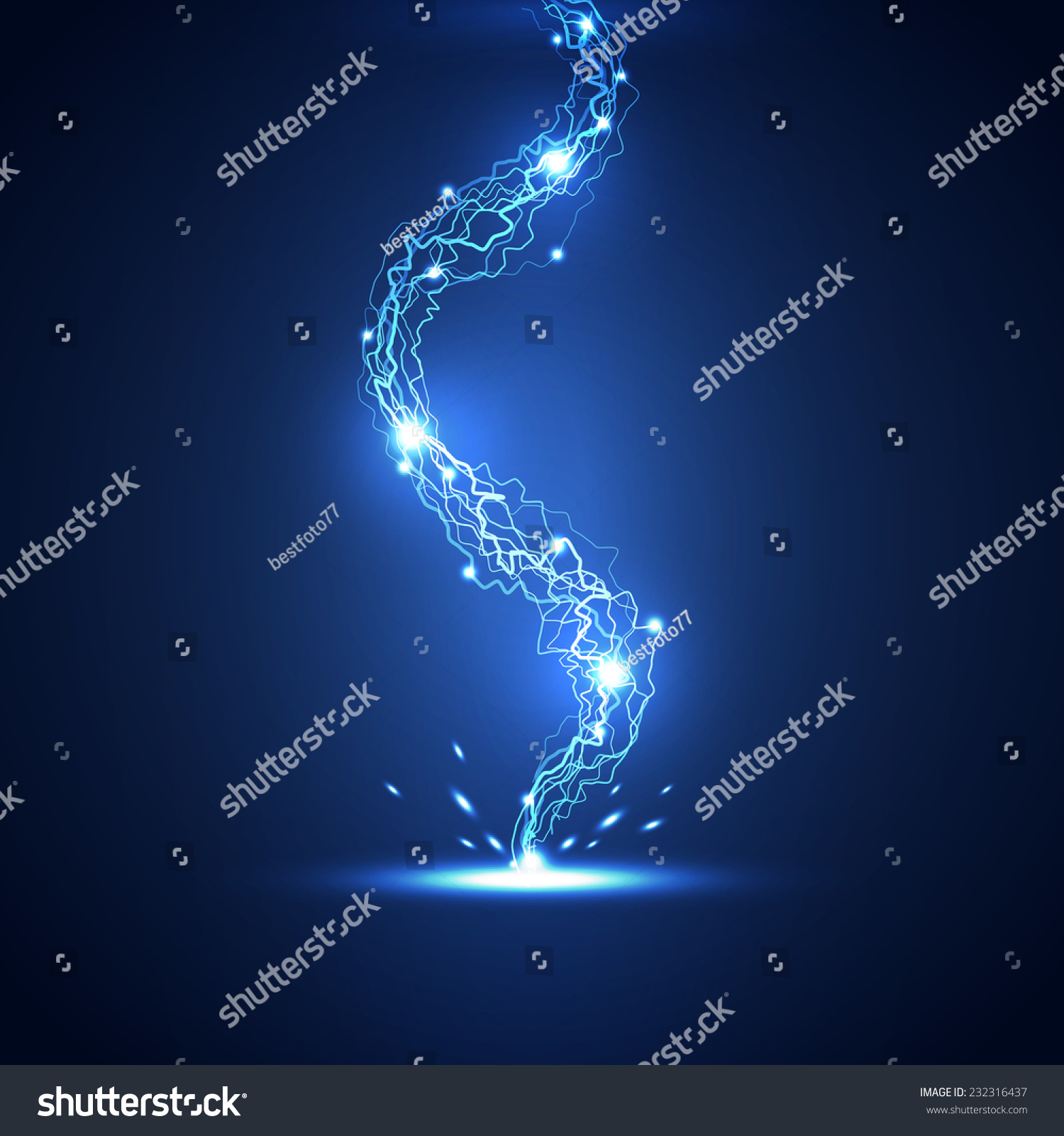 Abstract Lightning Technology Background Vector Illustration Stock ...