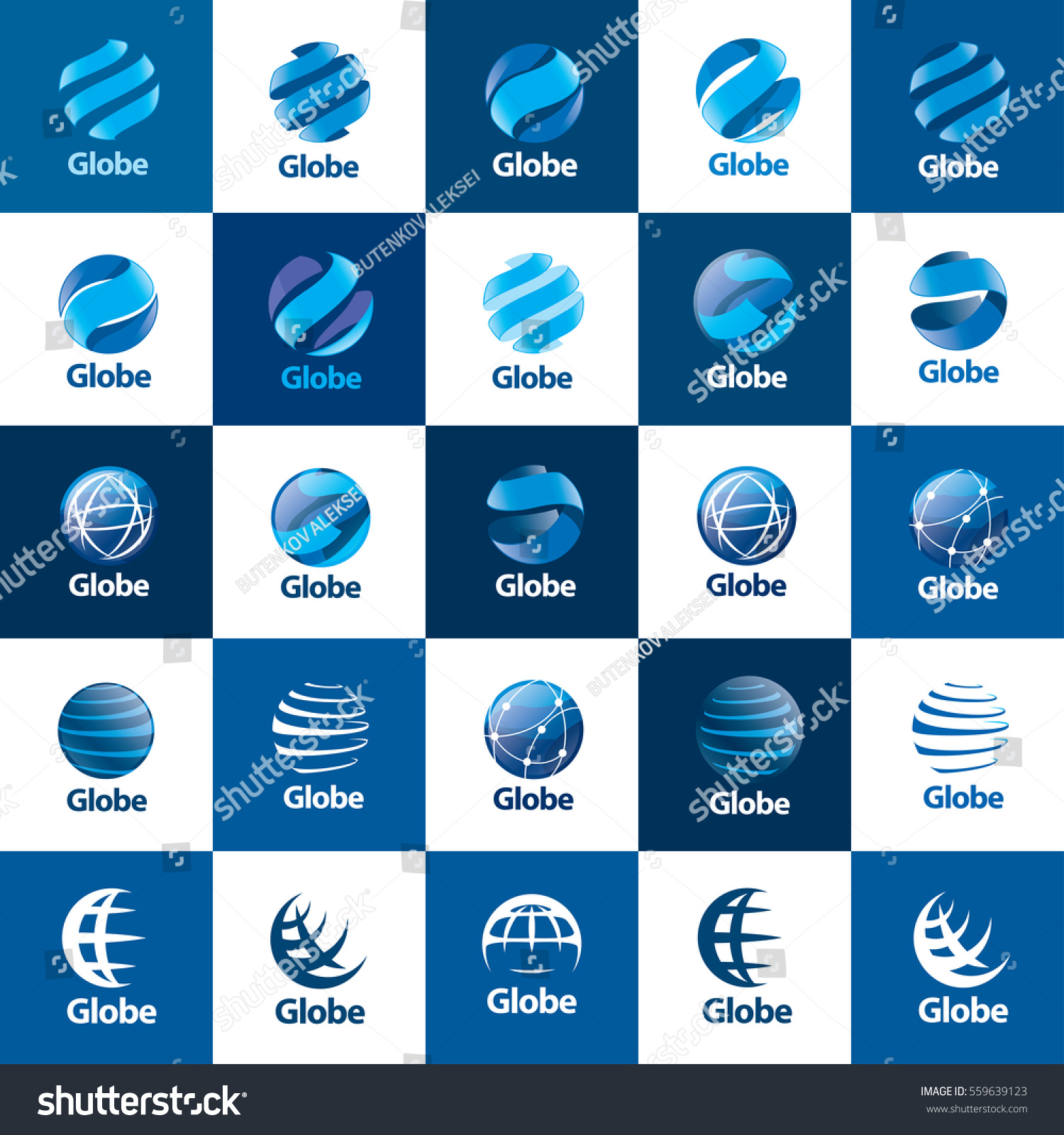 Abstract Logo Globe Stock Vector (Royalty Free) 559639123