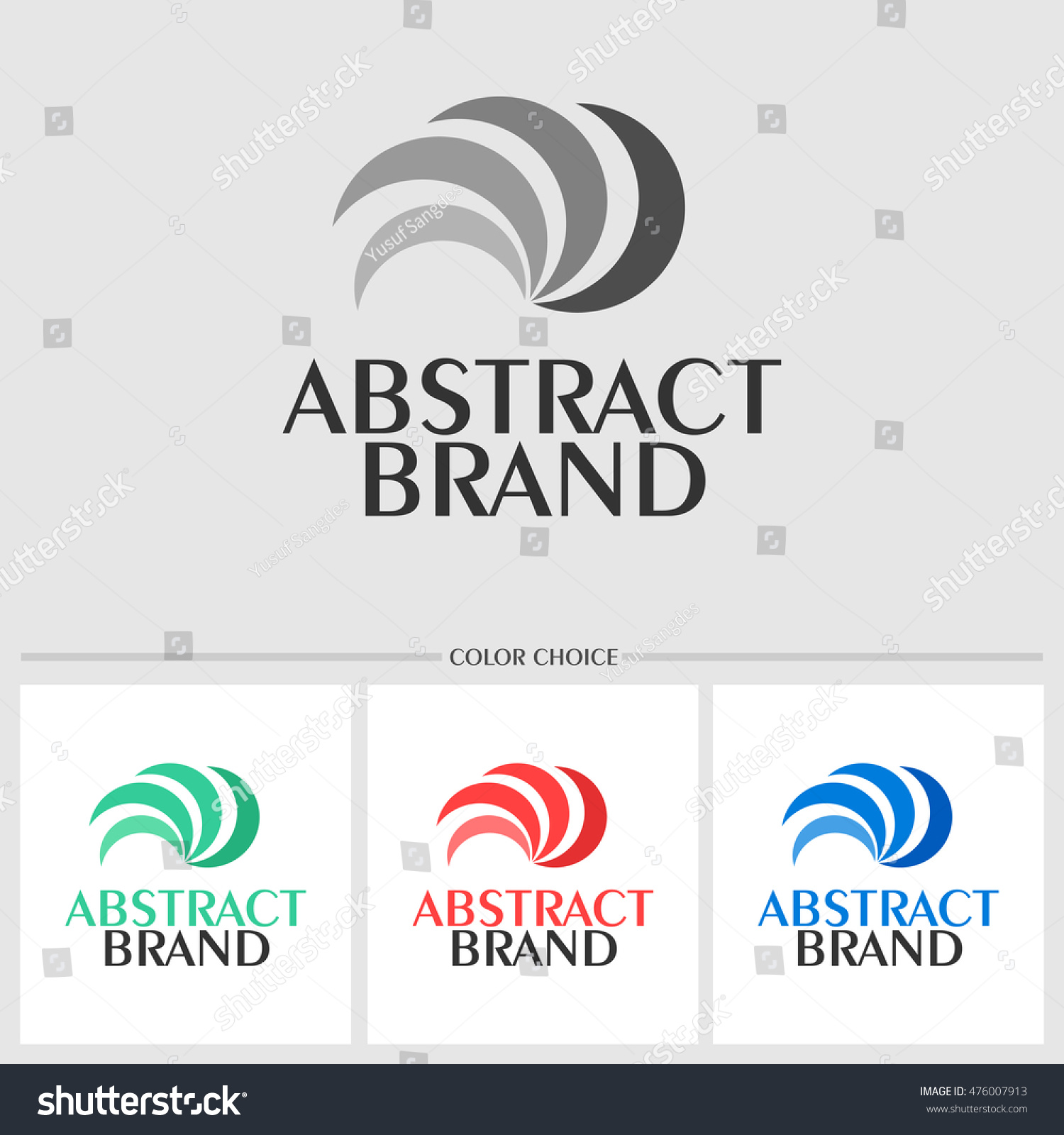 Abstract Logo Template Vector Illustration Stock Vector (Royalty Free ...