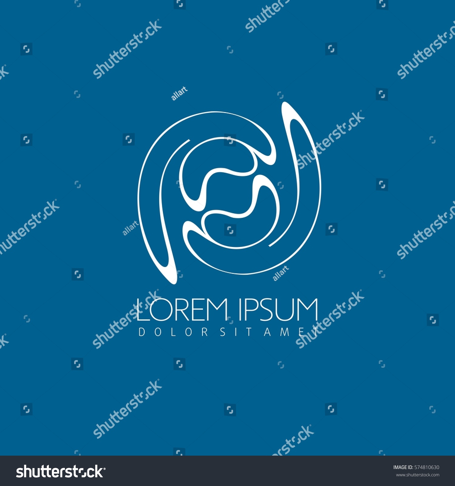 Abstract Logo Vector Infinity Swirl Logo Stock Vector (Royalty Free ...