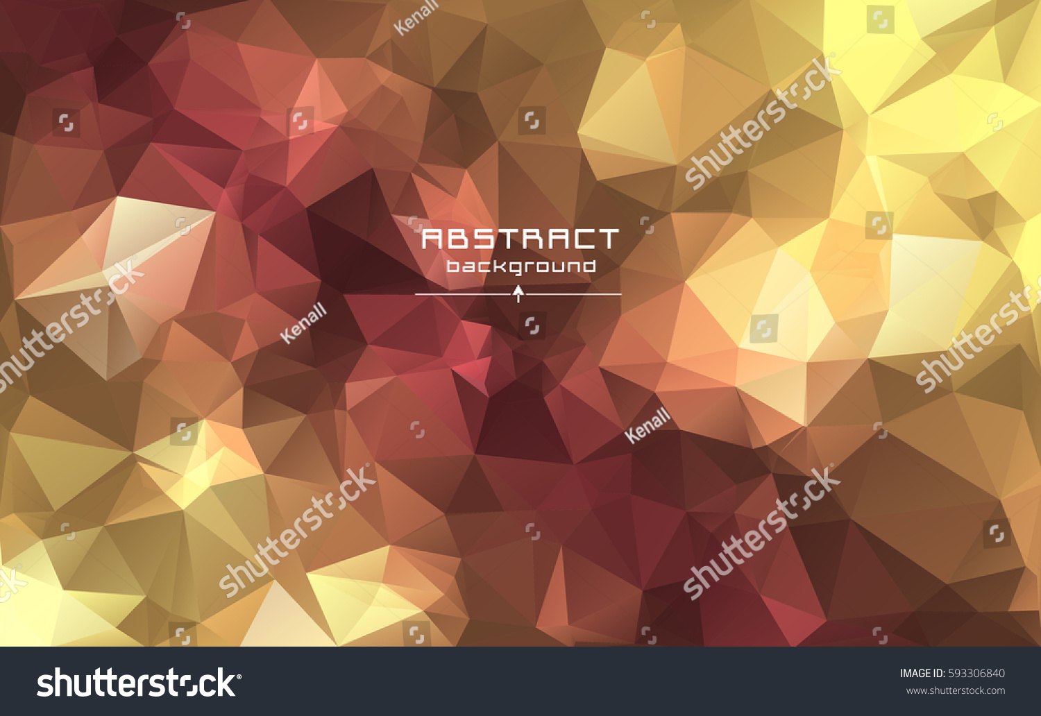 Abstract Low Poly Triangles Background Futuristic Stock Vector (Royalty Free) 593306840 ...