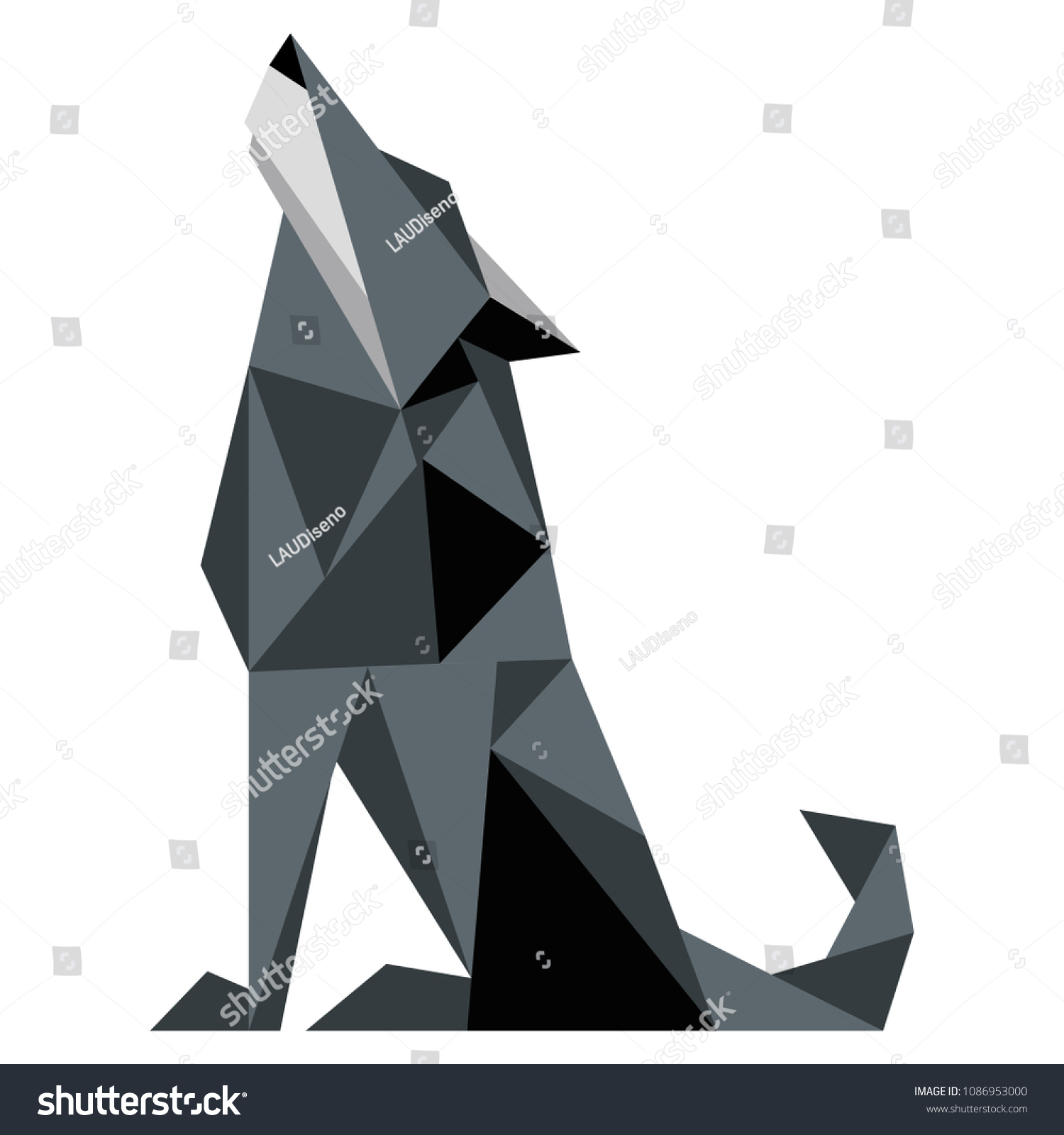 1,423 imágenes de Low poly wolf - Imágenes, fotos y vectores de stock ...