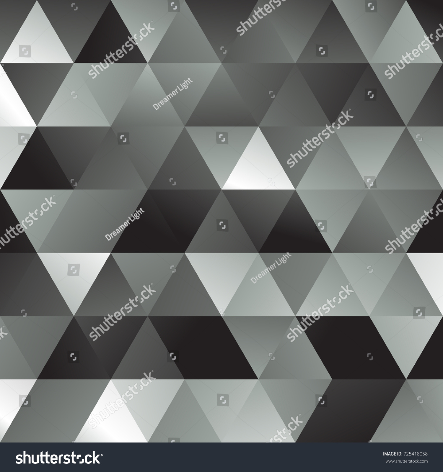 Abstract Luxury White Black Triangle Pattern Stock Vector (Royalty Free ...