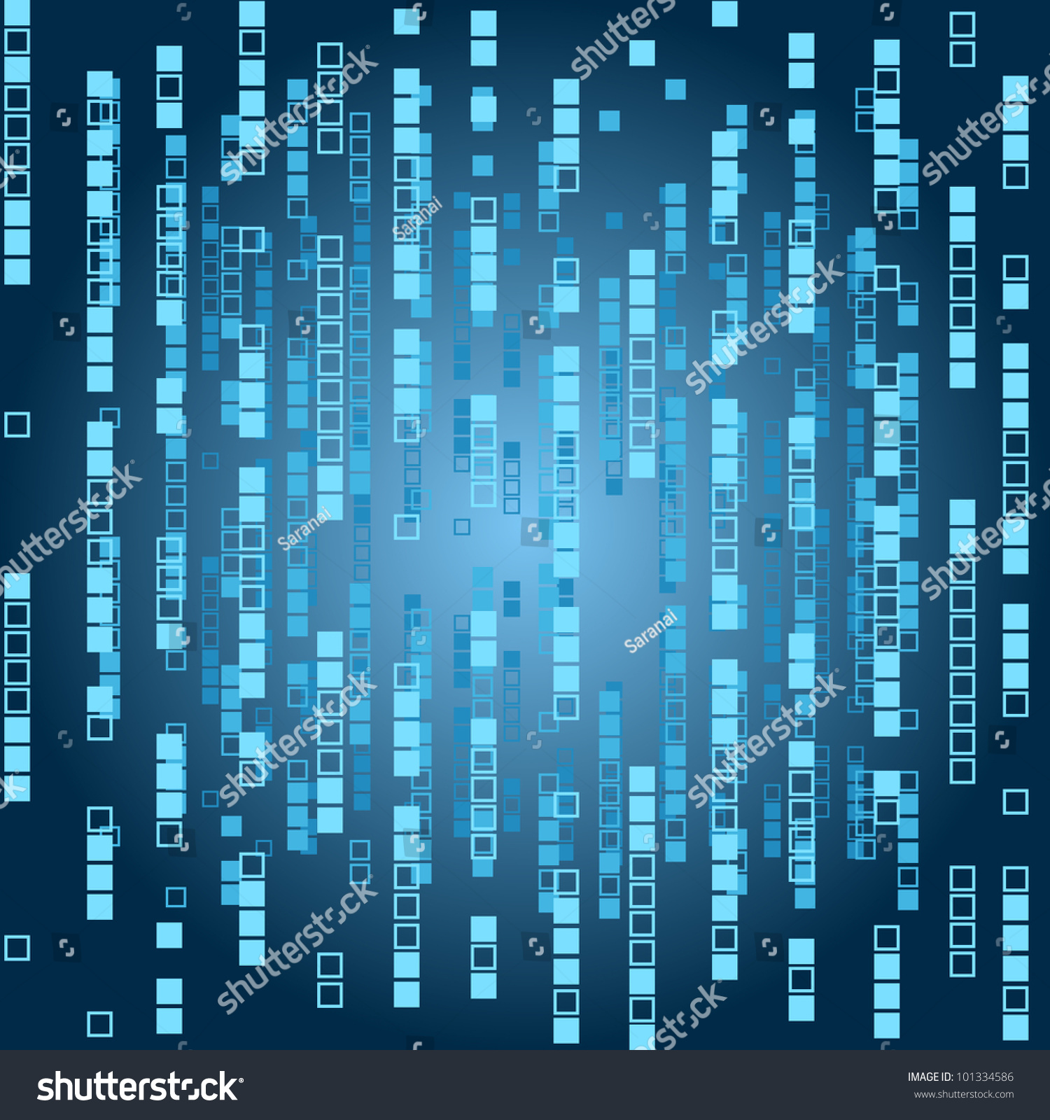Abstract Matrix Background Vector Illustration Stock Vector (Royalty ...