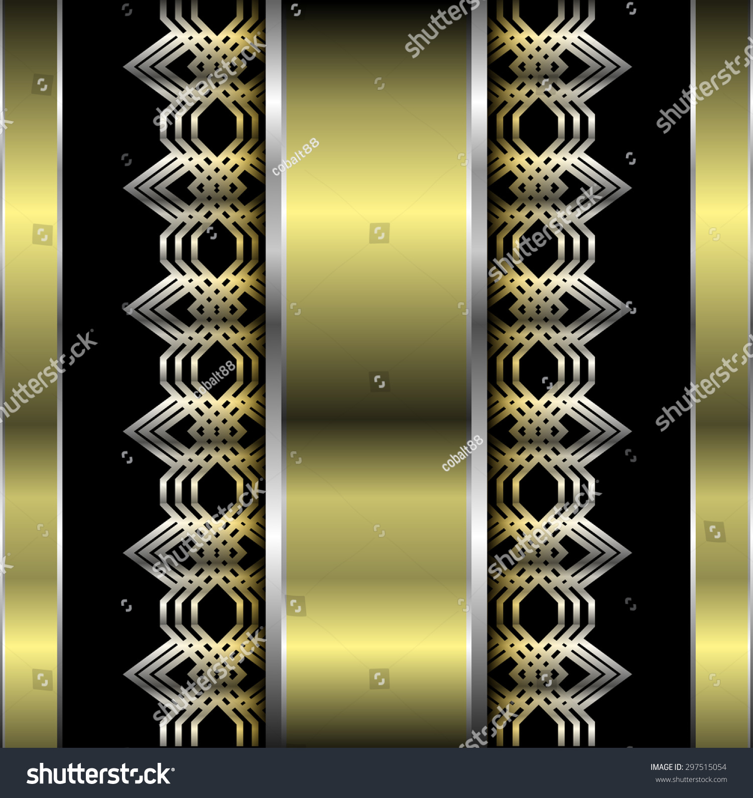 Abstract Metallic Background Vector Illustration Stock Vector (Royalty ...