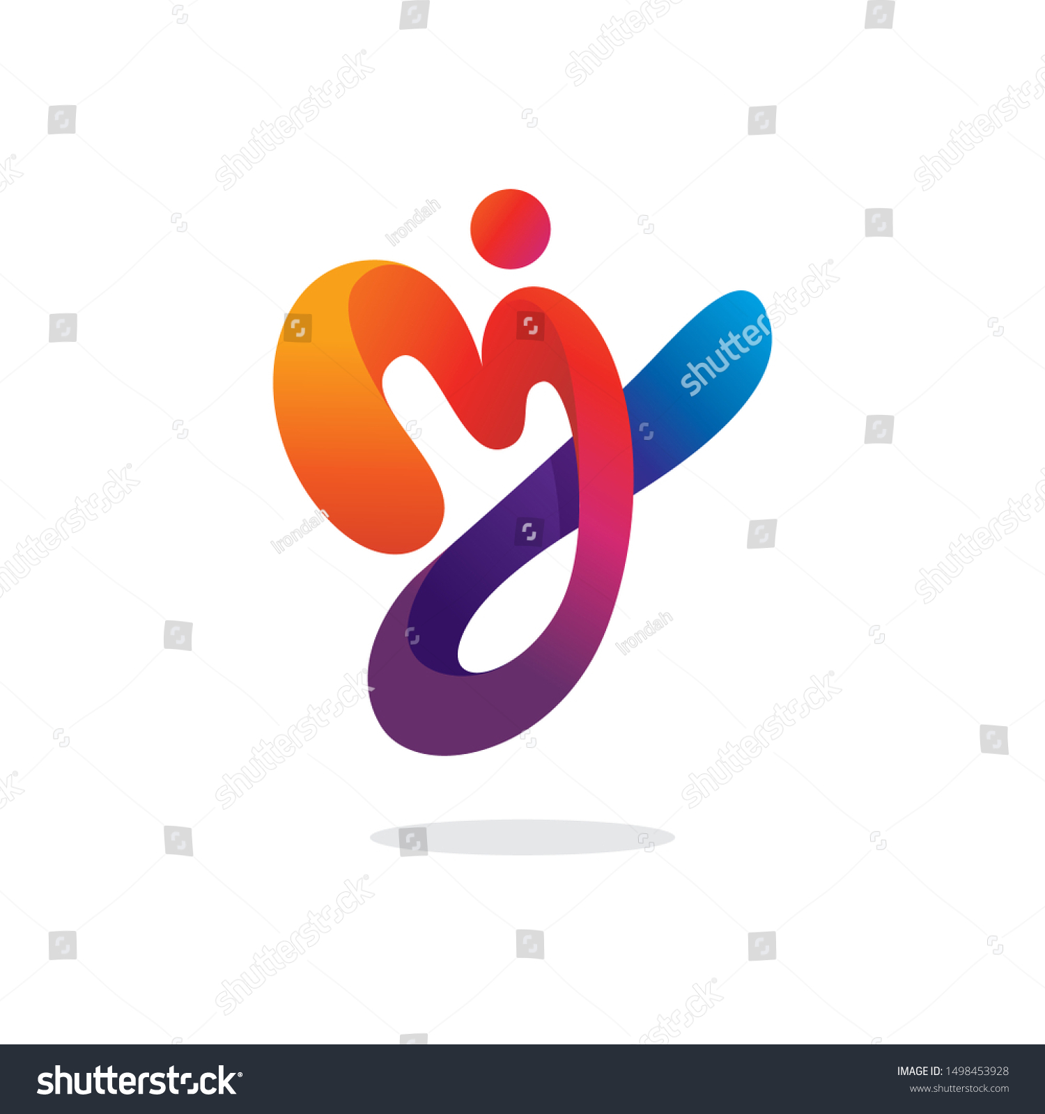 Abstract Mj Logo Premium Vector: vector de stock (libre de regalías ... Abstract Mj Logo Premium Vector: vector de stock (libre de regalías ...