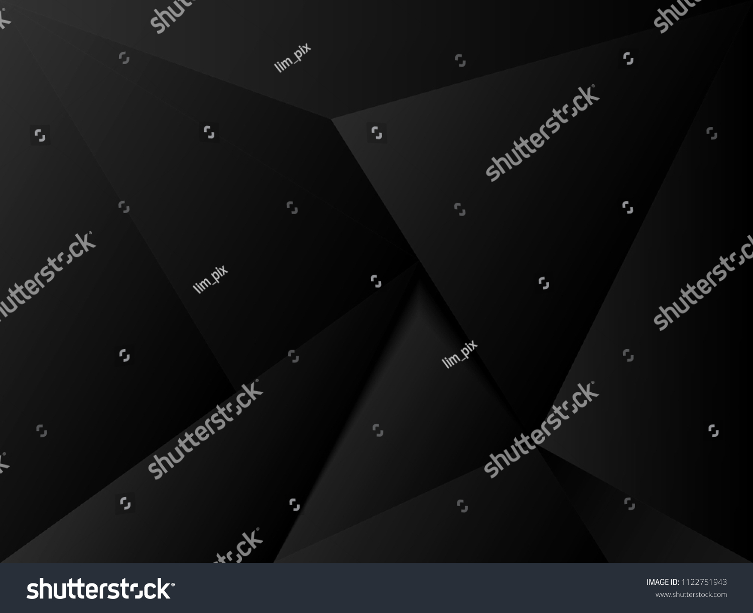 Abstract Modern Background Black Polygon Vector Stock Vector (Royalty ...