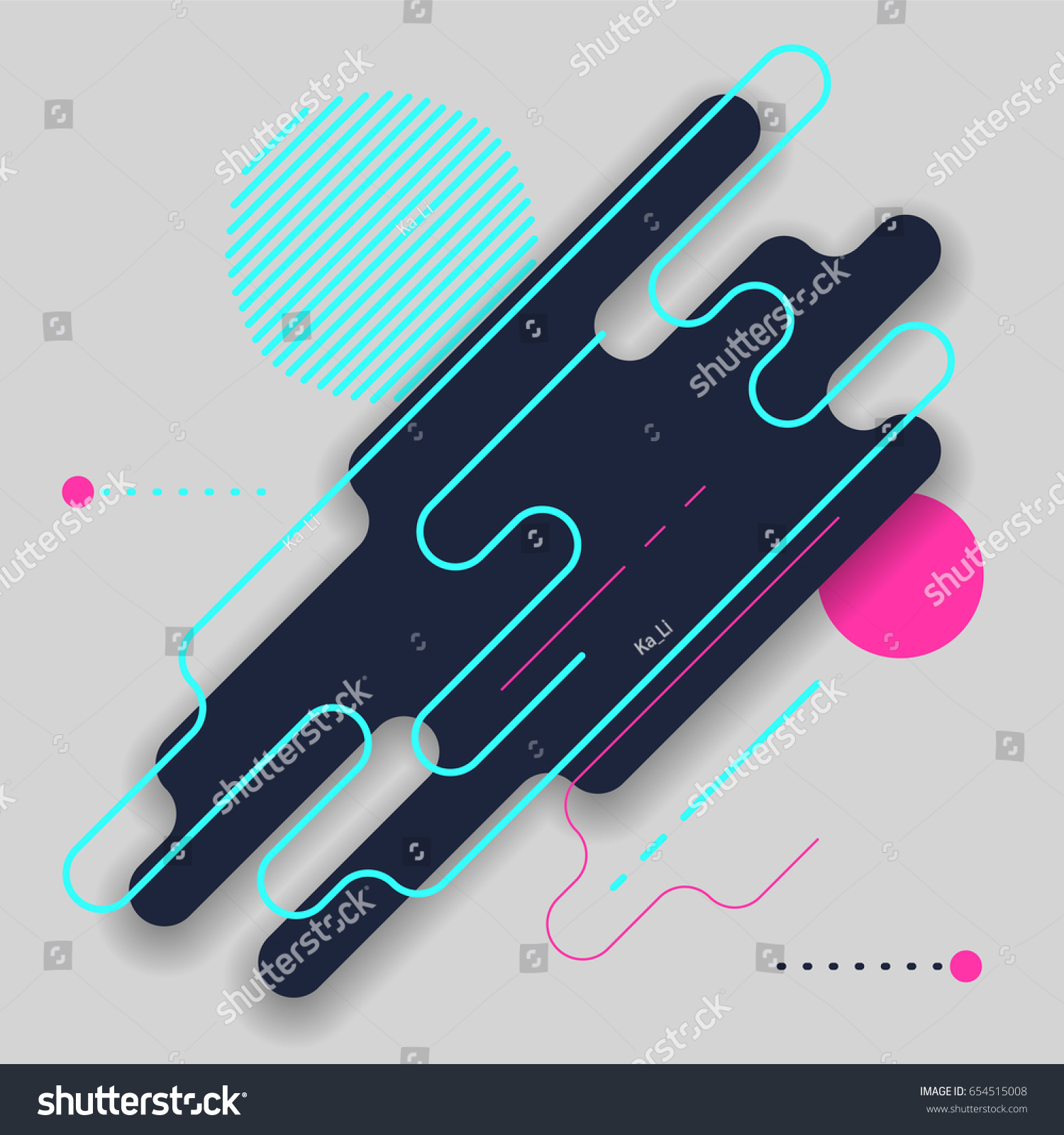 Abstract Modern Background Rounded Corners Stock Vector (Royalty Free ...
