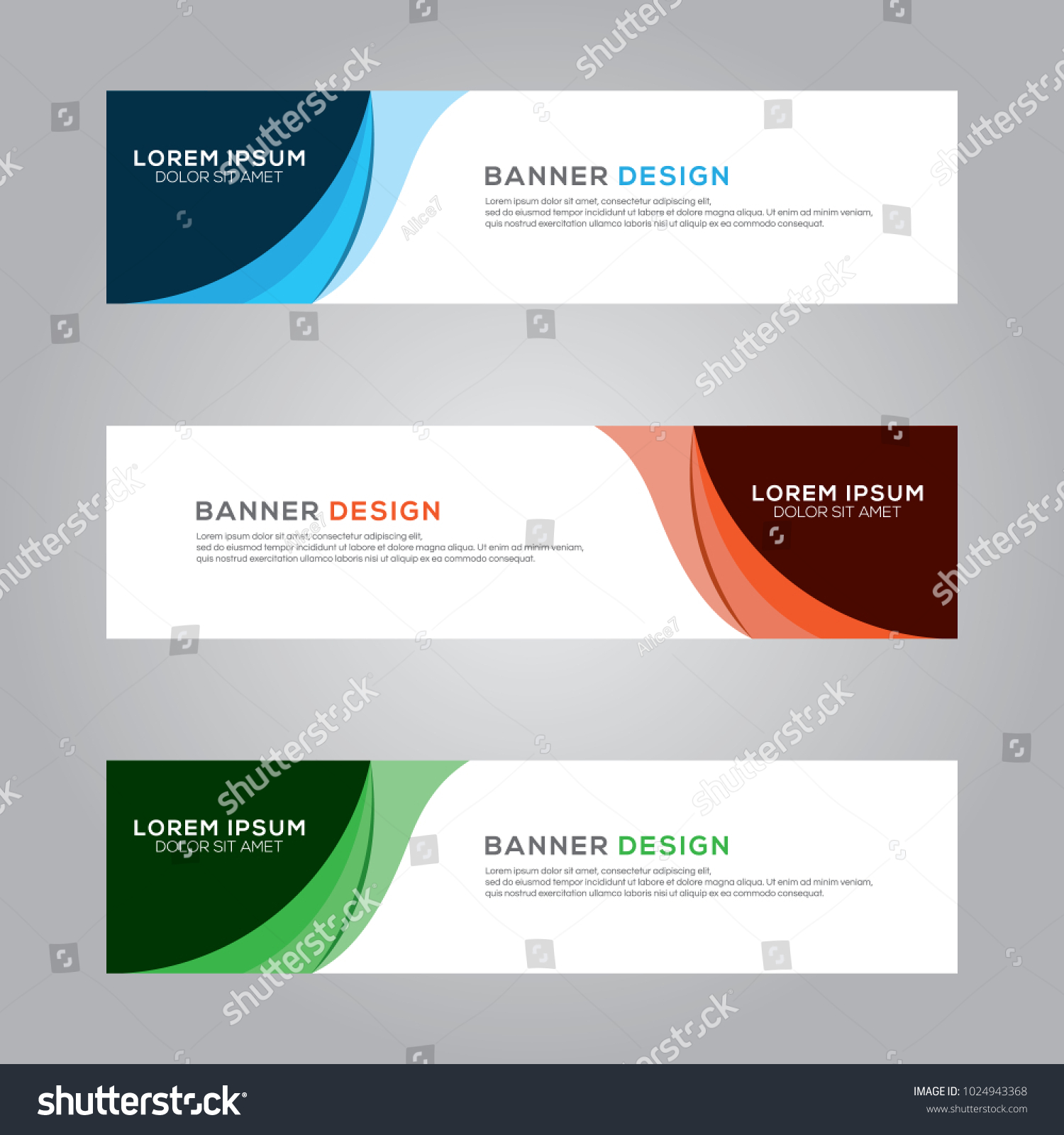 Abstract Modern Banner Background Design Vector Stock Vector (Royalty ...
