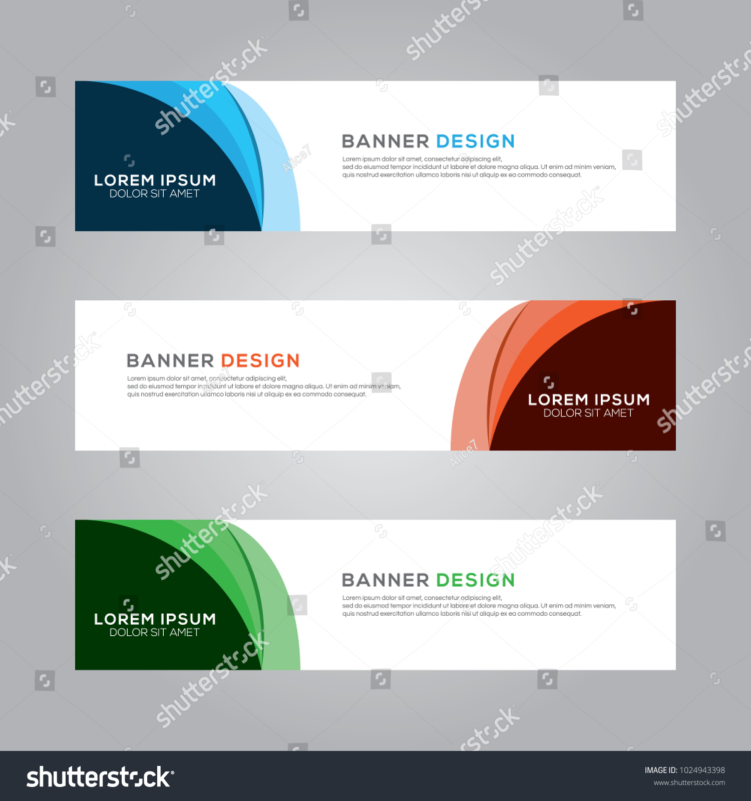 Abstract Modern Banner Background Design Vector Stock Vector (Royalty ...