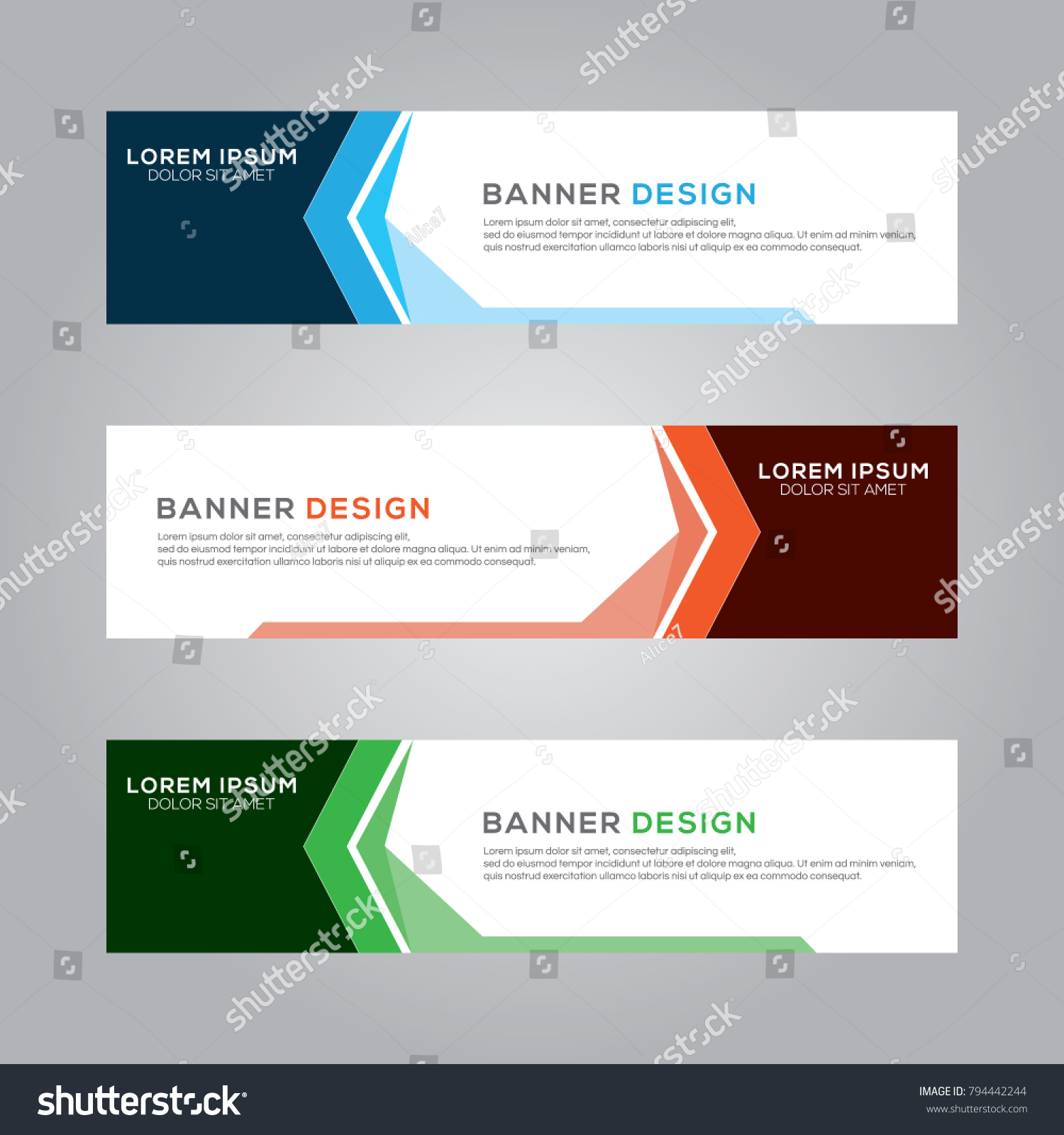 Abstract Modern Banner Background Design Vector 스톡 벡터(로열티 프리) 794442244 ...