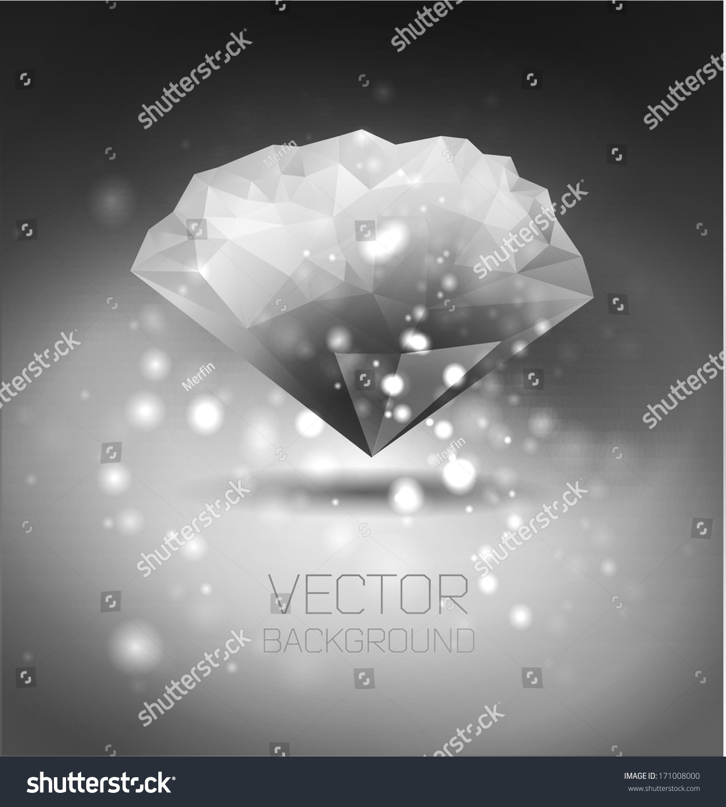 Abstract Modern Crystal Background Vector Illustration: vector de stock ...