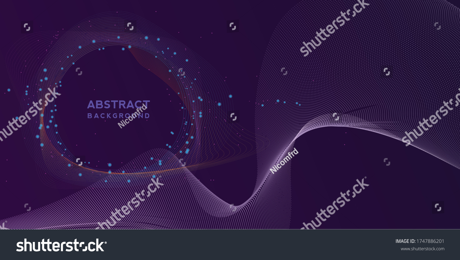 Abstract Modern Purple Background Template Stock Vector (Royalty Free ...