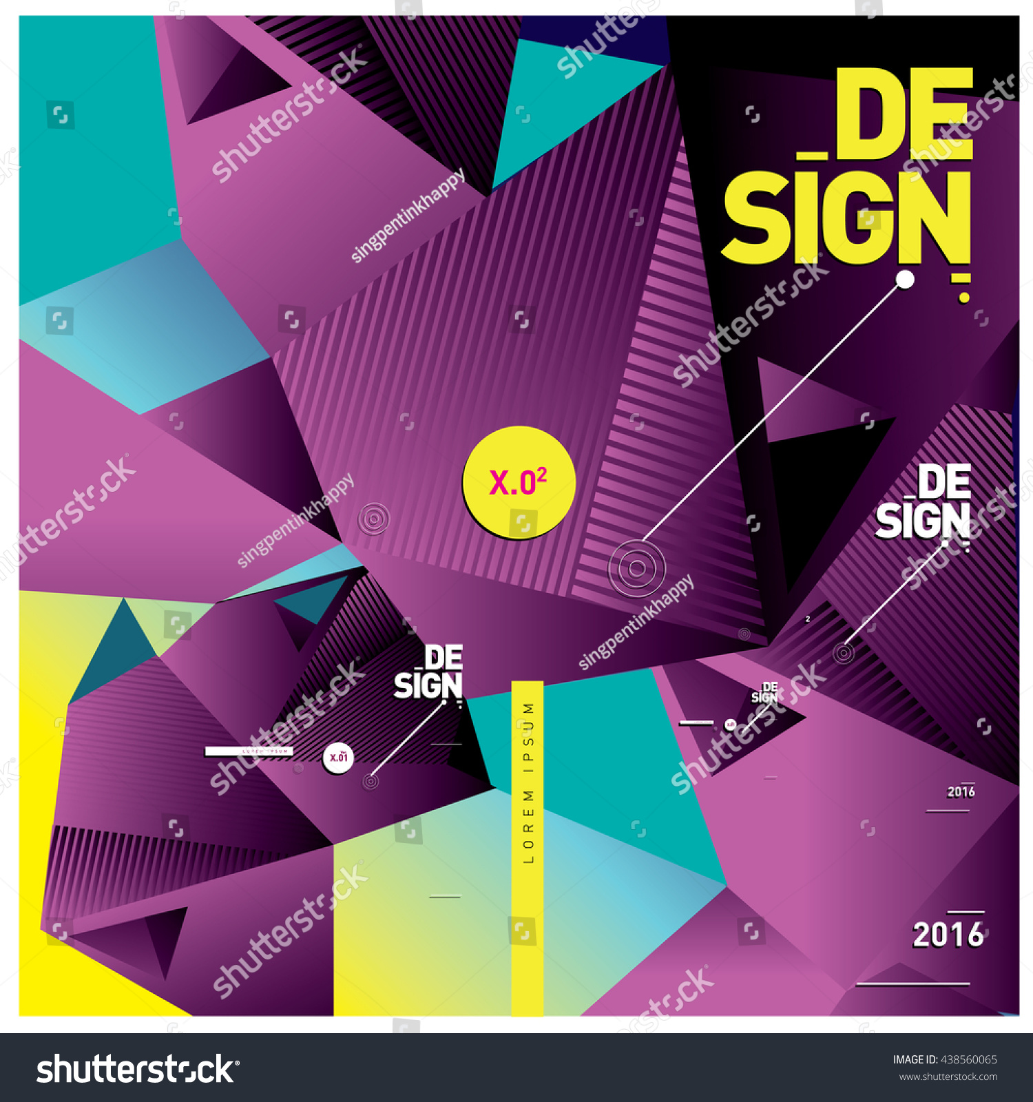 Abstract Modern Triangles Background Pattern Illustration Stock Vector ...