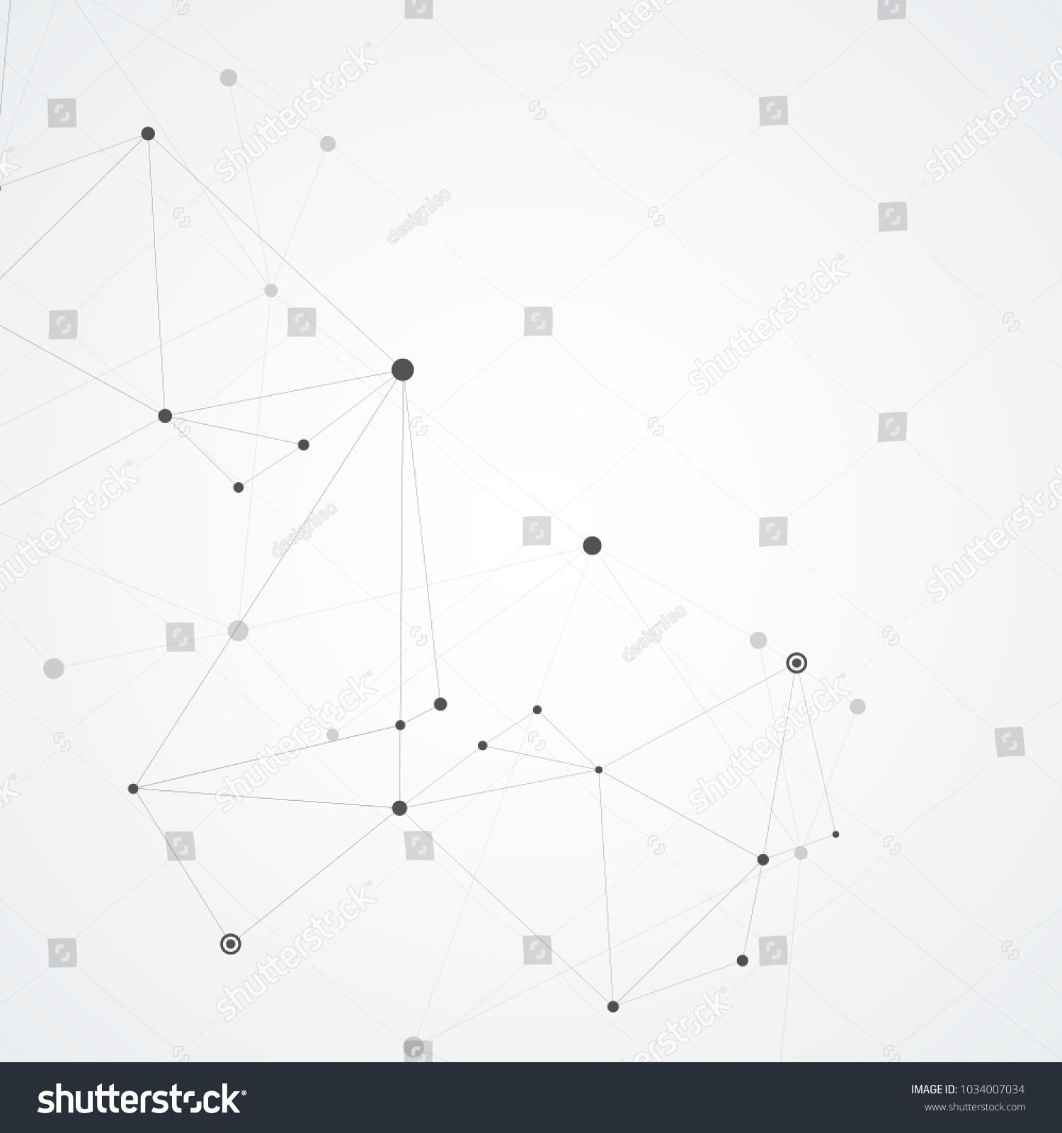 Abstract Molecules Connect Design Atoms Technology Stock Vector ...