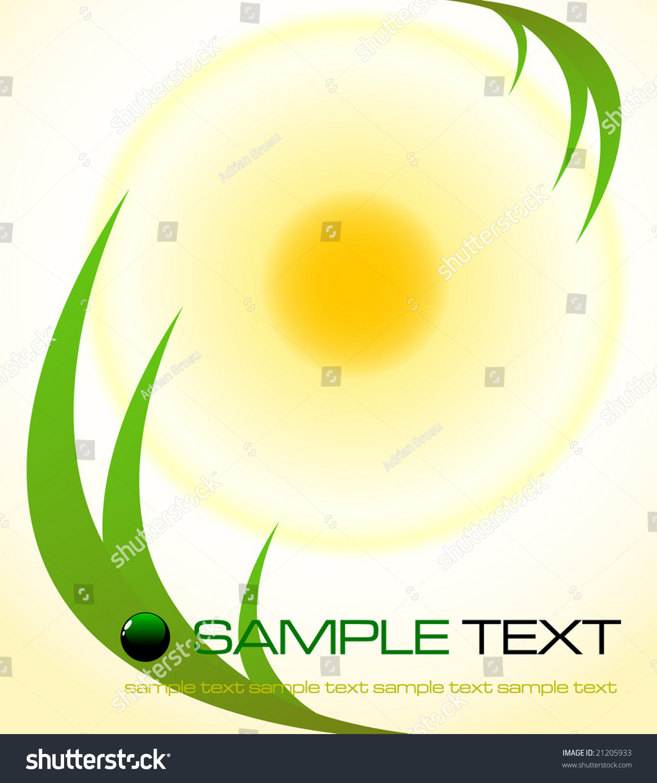 Abstract Nature Background Vector Illustration Stock Vector (Royalty ...