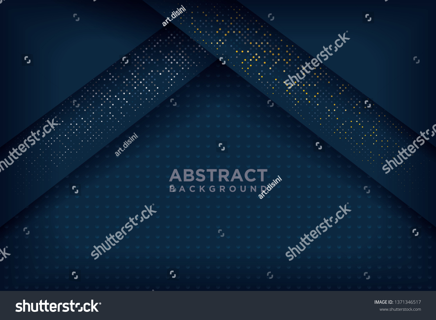 Abstract Navy Blue 3d Backgrounds Overlapping Stock Vector (Royalty ...