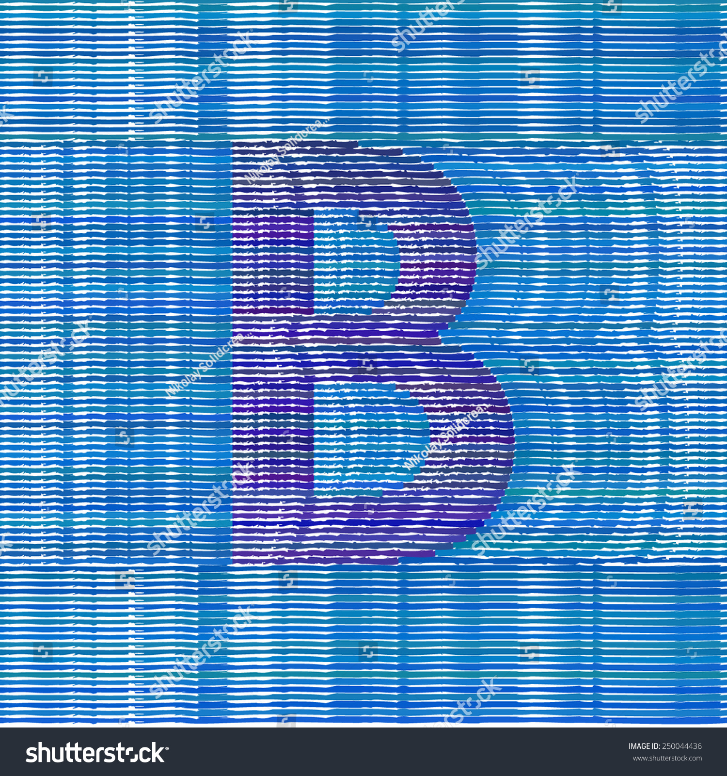 Abstract Optical Illusion Vector Font Letter: เวกเตอร์สต็อก (ปลอดค่า ...