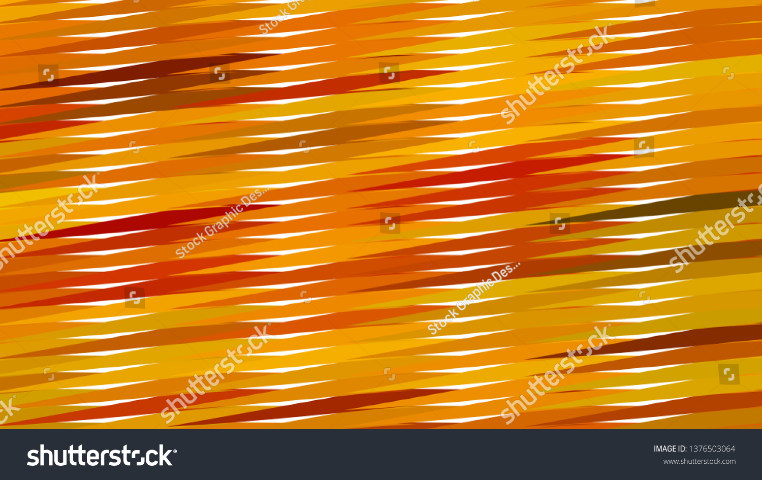 Abstract Orange Horizontal Lines Stripes Background Stock Vector ...