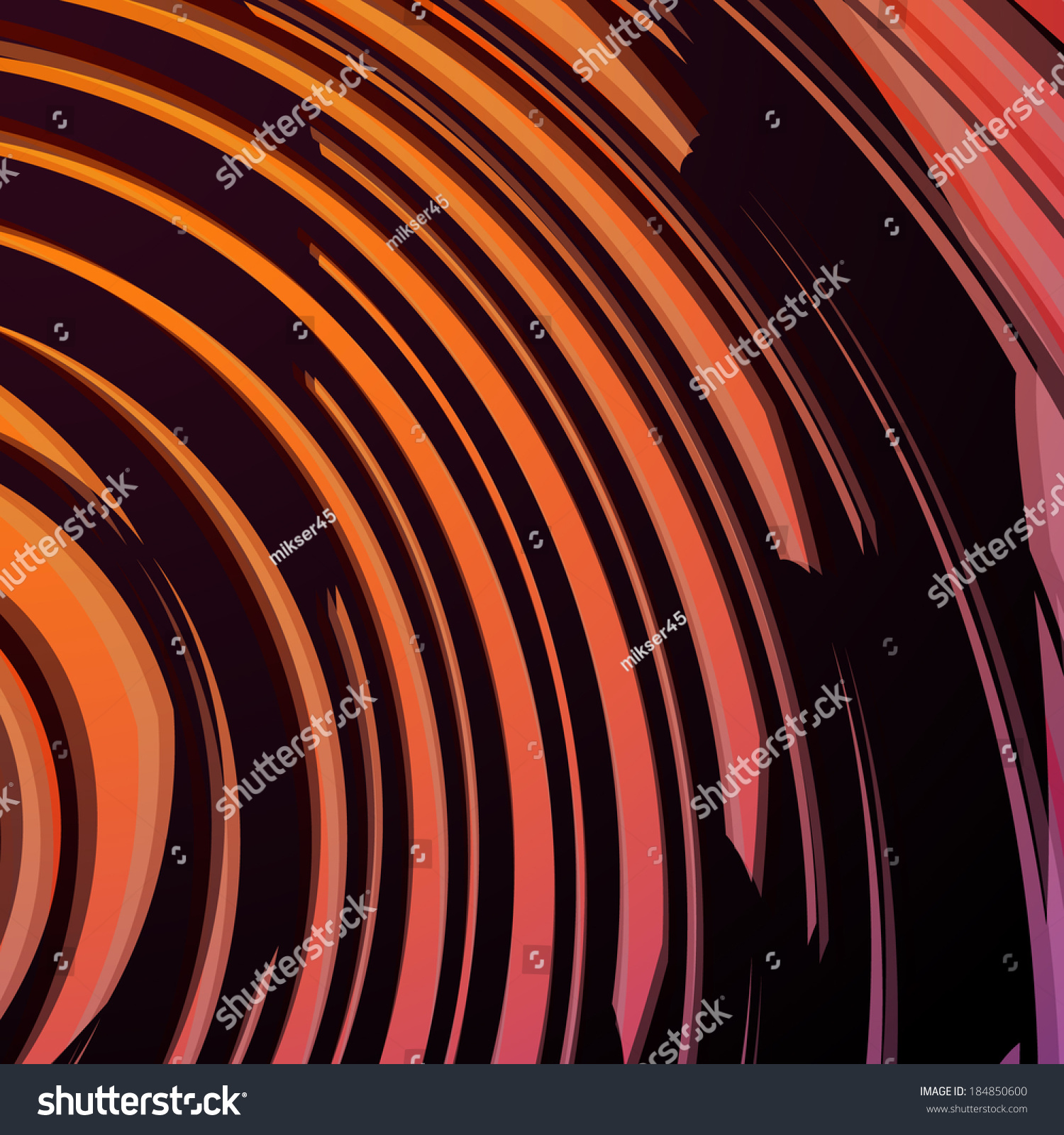 Abstract Orange Swirl Background Vector Illustration Stock Vector ...