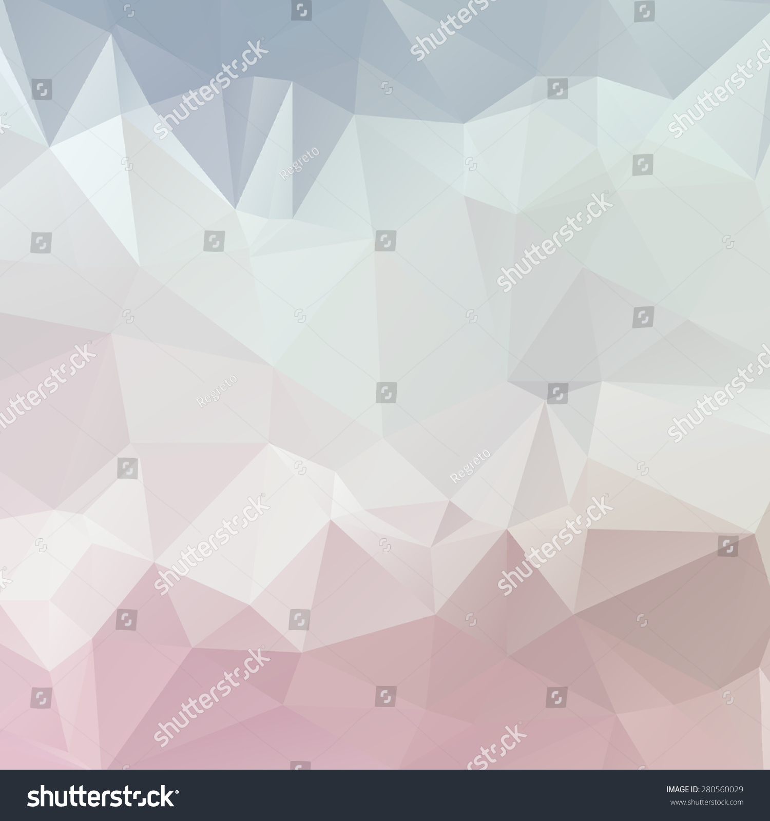 Abstract Pastel Color Triangle Shape Background Stock Vector (Royalty ...