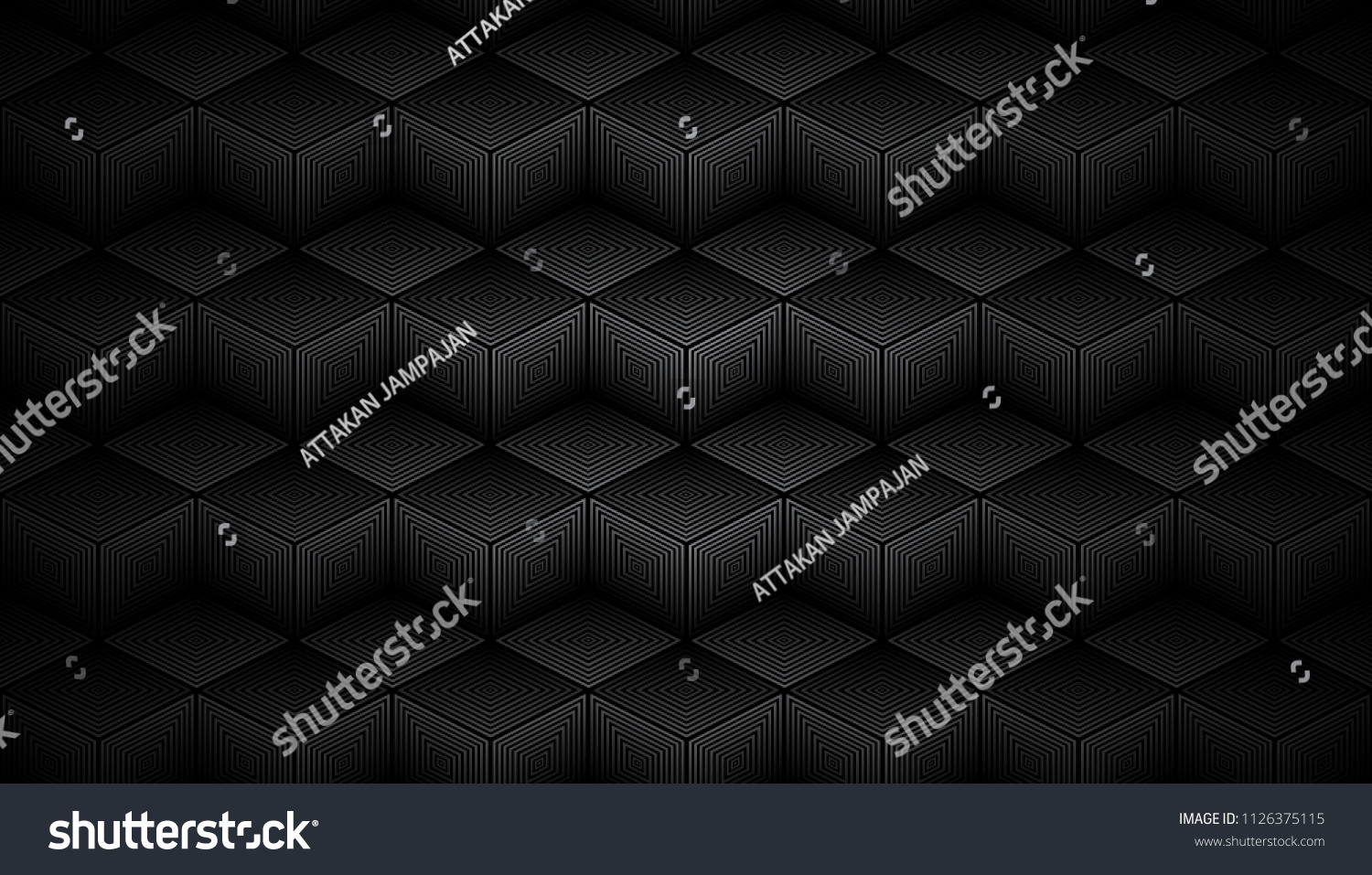 Abstract Pattern Backgroundblack Backgroundvector Stock Vector (Royalty ...