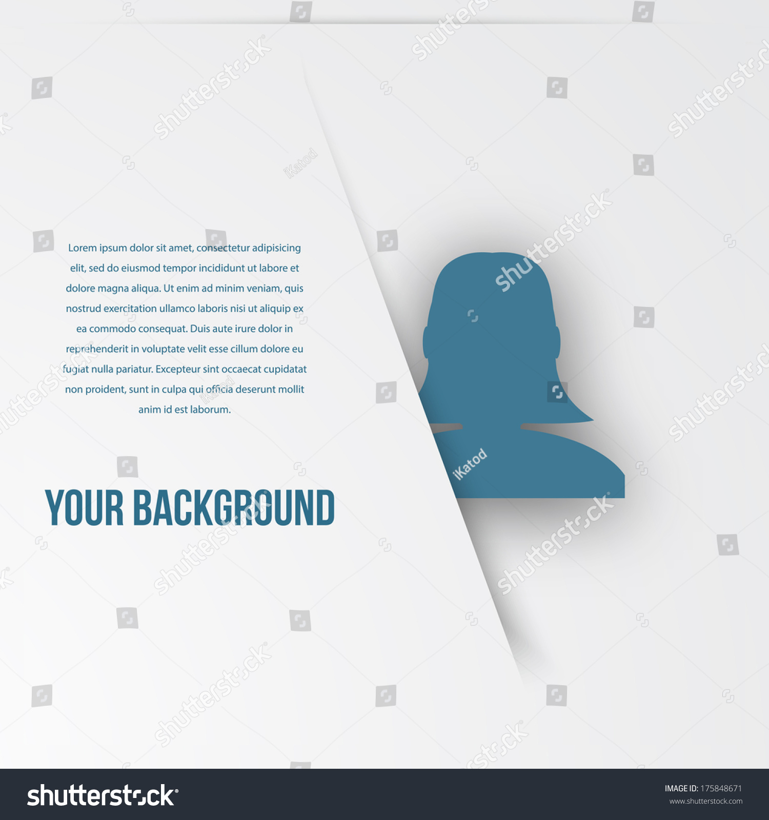 Abstract People Template Anonymous Icon Vector Stock Vector (Royalty ...
