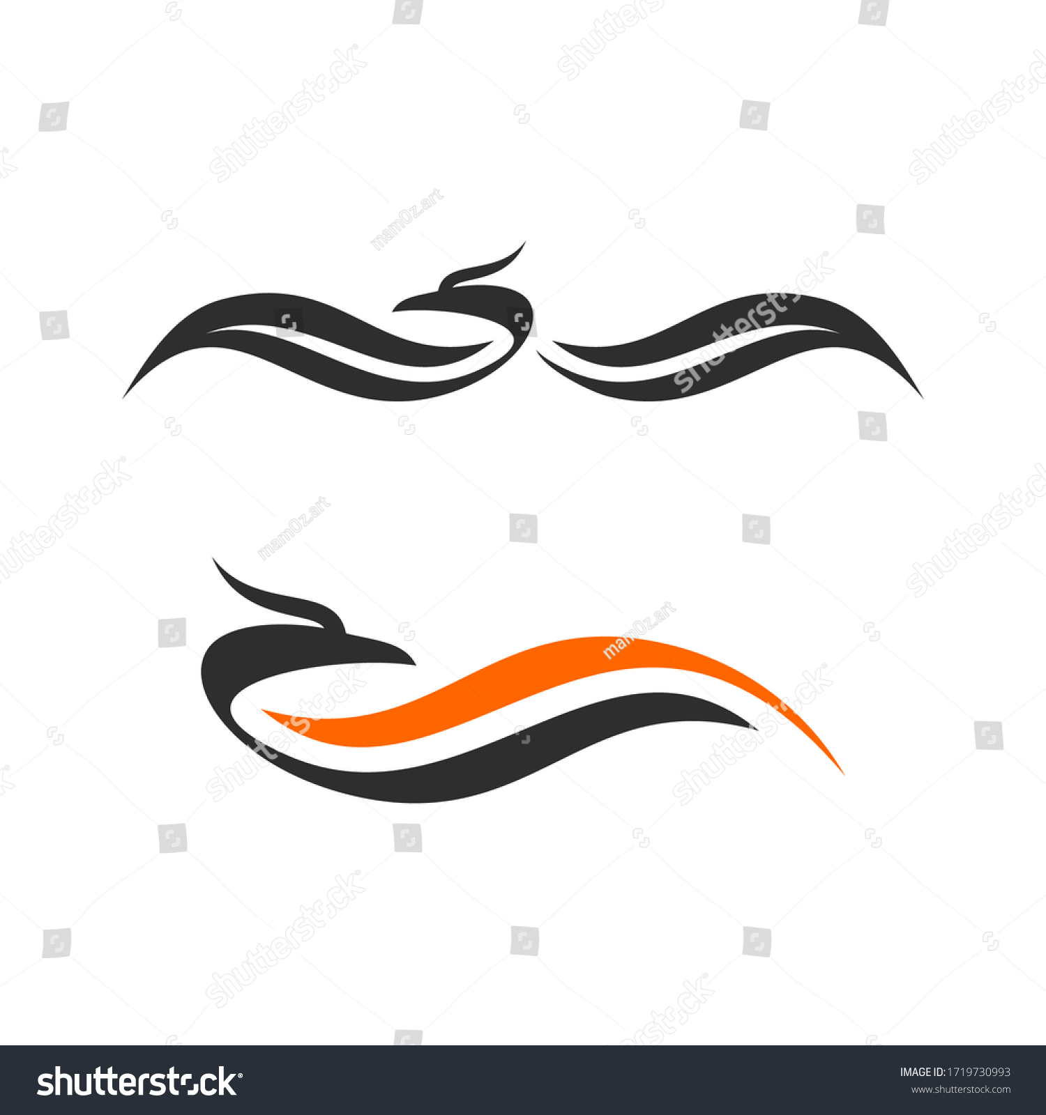 Abstract Phoenix Vector Design Concept Template Stock Vector (Royalty ...