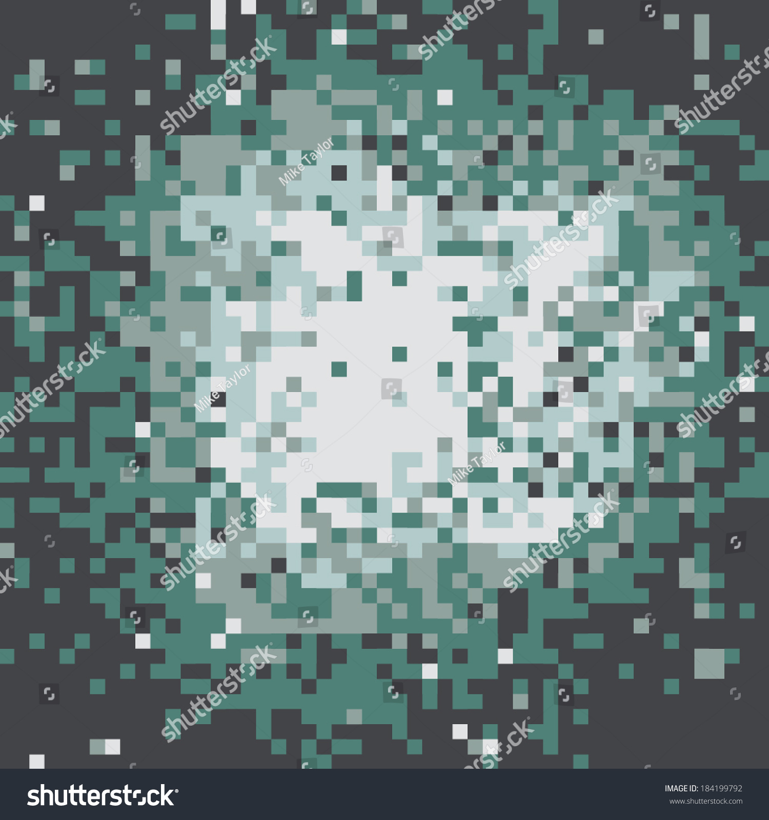 Abstract Pixel Art Background Stock Vector (Royalty Free) 184199792