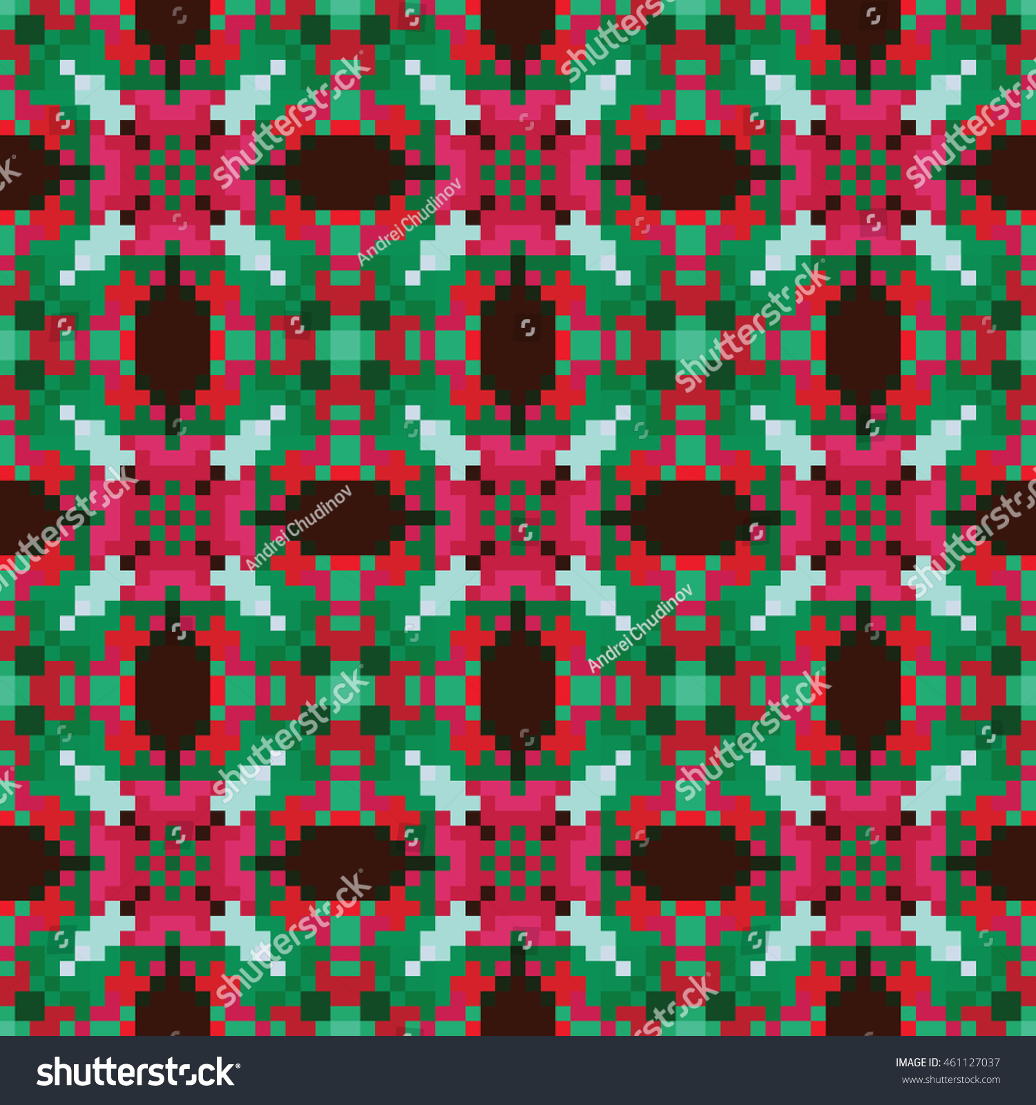 Abstract Pixel Pattern Cloth Design Wallpaper Stock Vector (Royalty ...