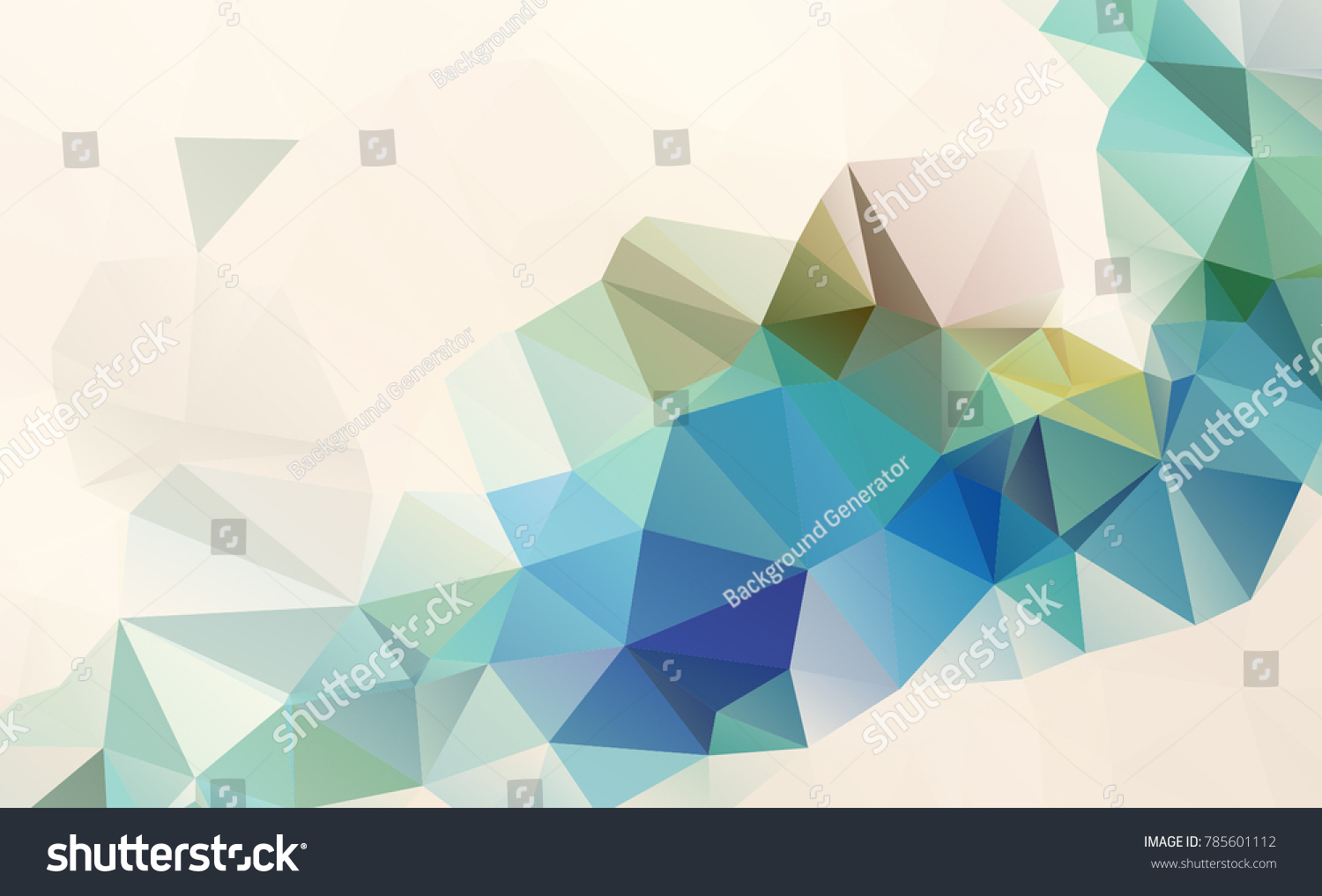 Abstract Polygonal Vector Background Background Consisted Stock Vector ...