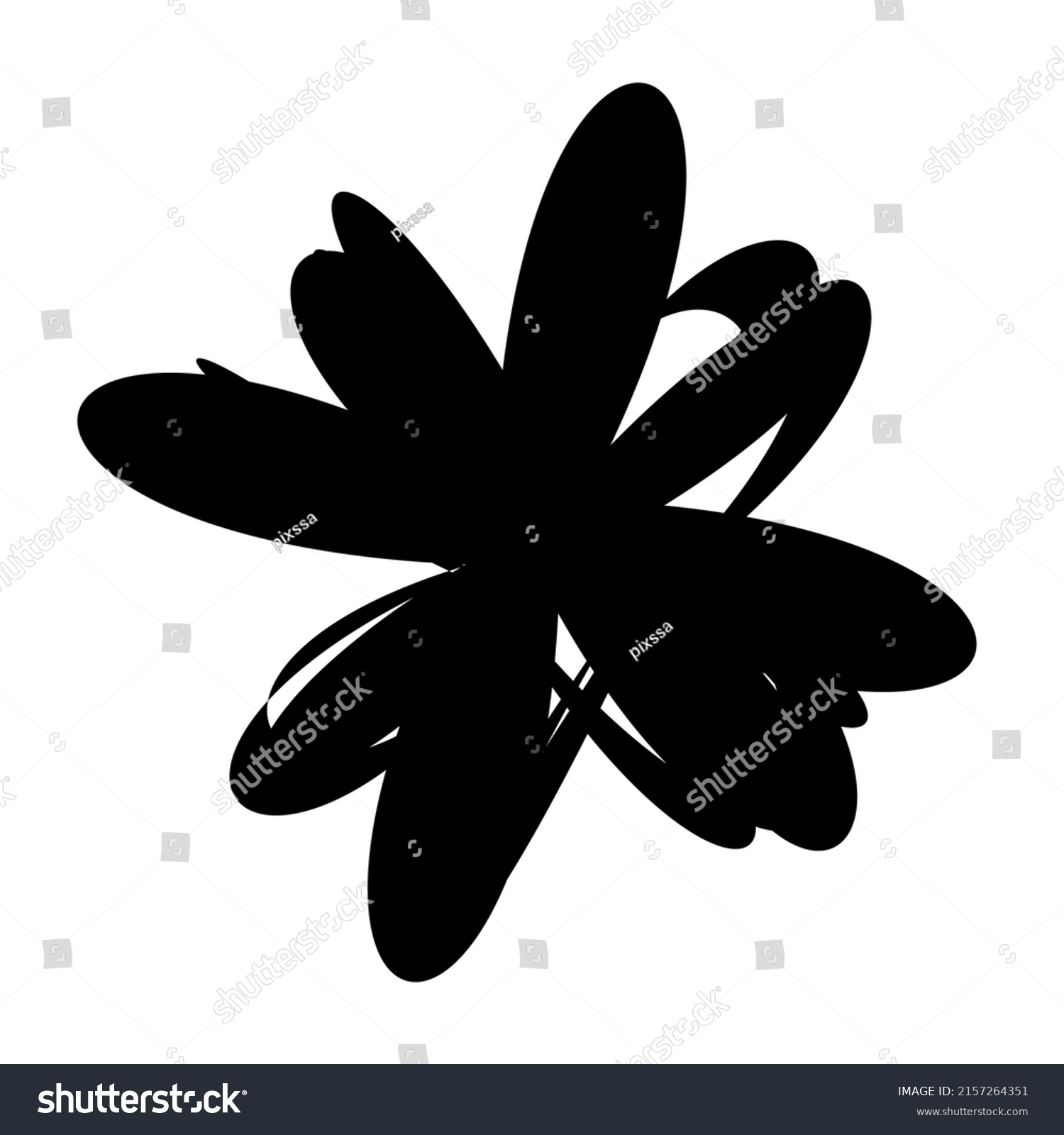 Abstract Random Geometric Shape Non Figural Stock Vector Royalty Free
