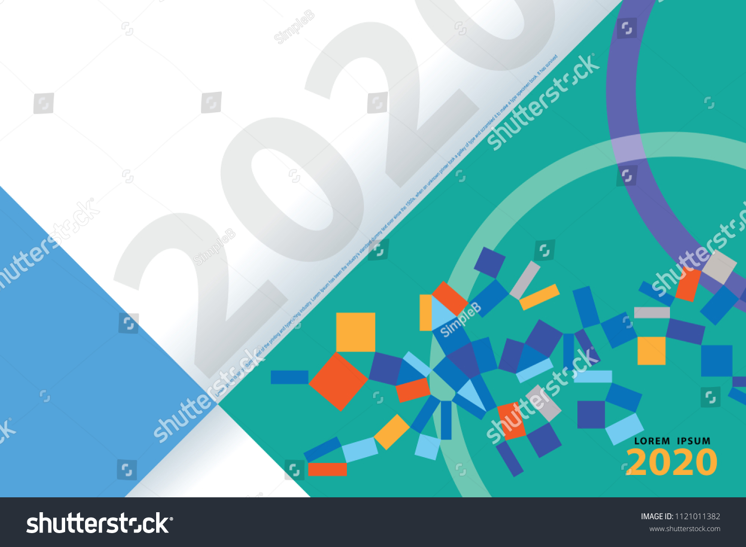 Abstract Rectangle Square Tokyo 2020 Vector Stock Vector (Royalty Free ...