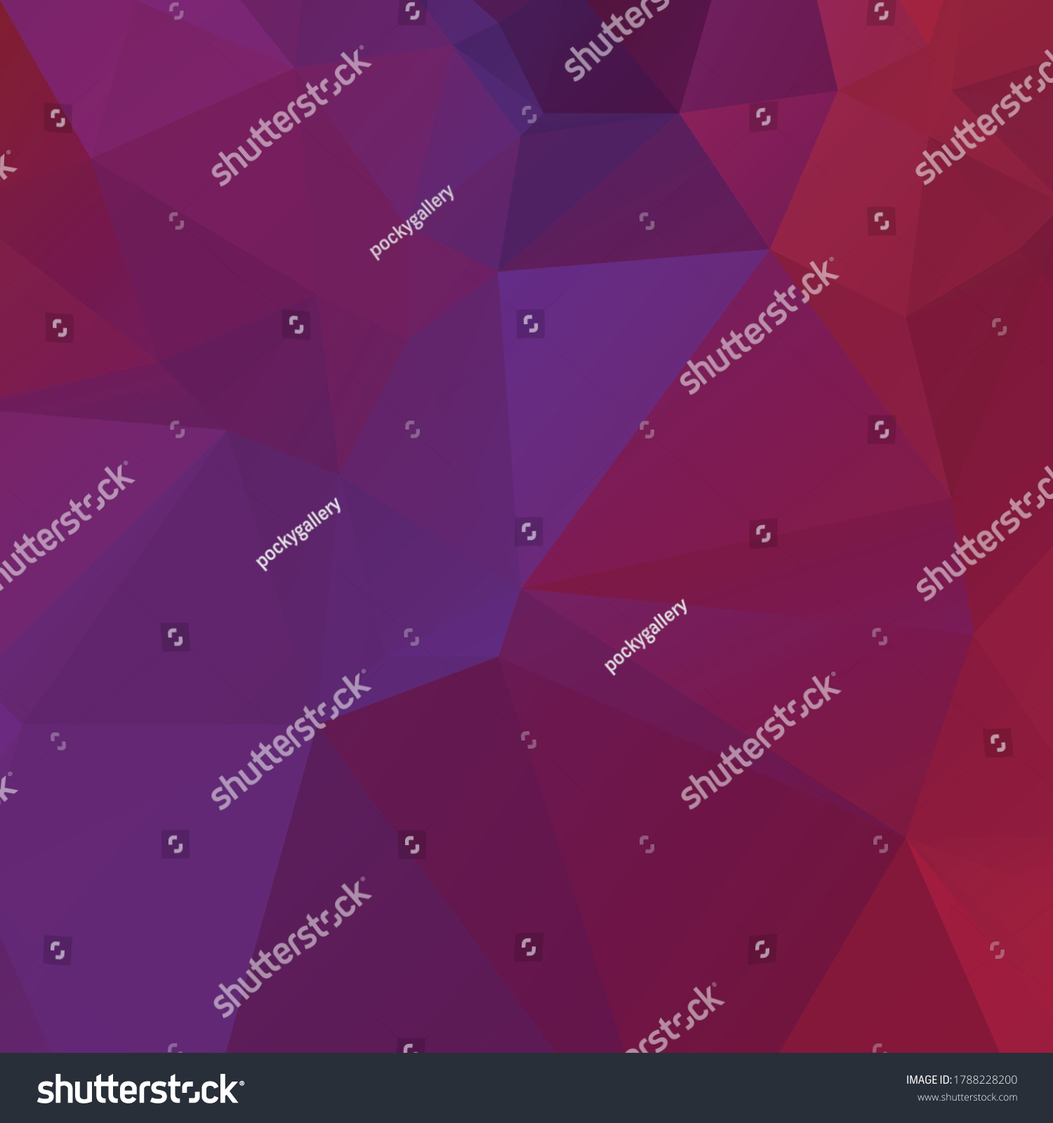 Abstract Red Violet Polygon Texture Background Stock Vector (Royalty ...