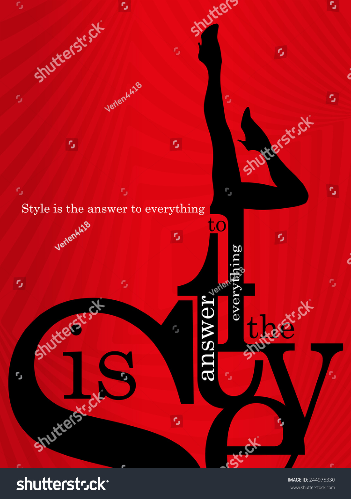 Abstract Red Background Foot Stock Vector (Royalty Free) 244975330