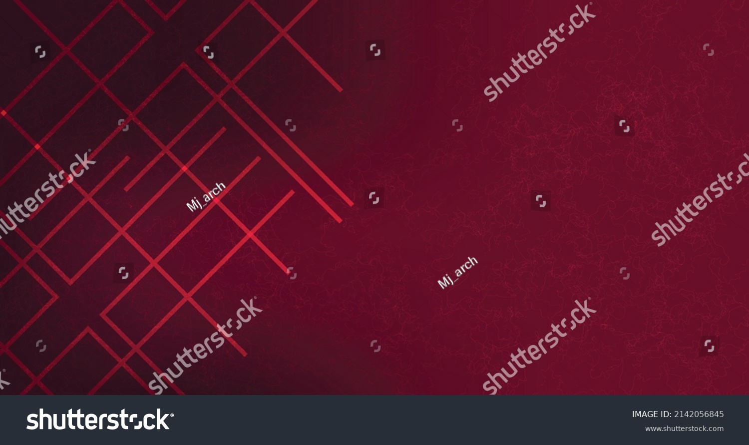 Abstract Red Background Minimal Line Vector Stock Vector (Royalty Free ...
