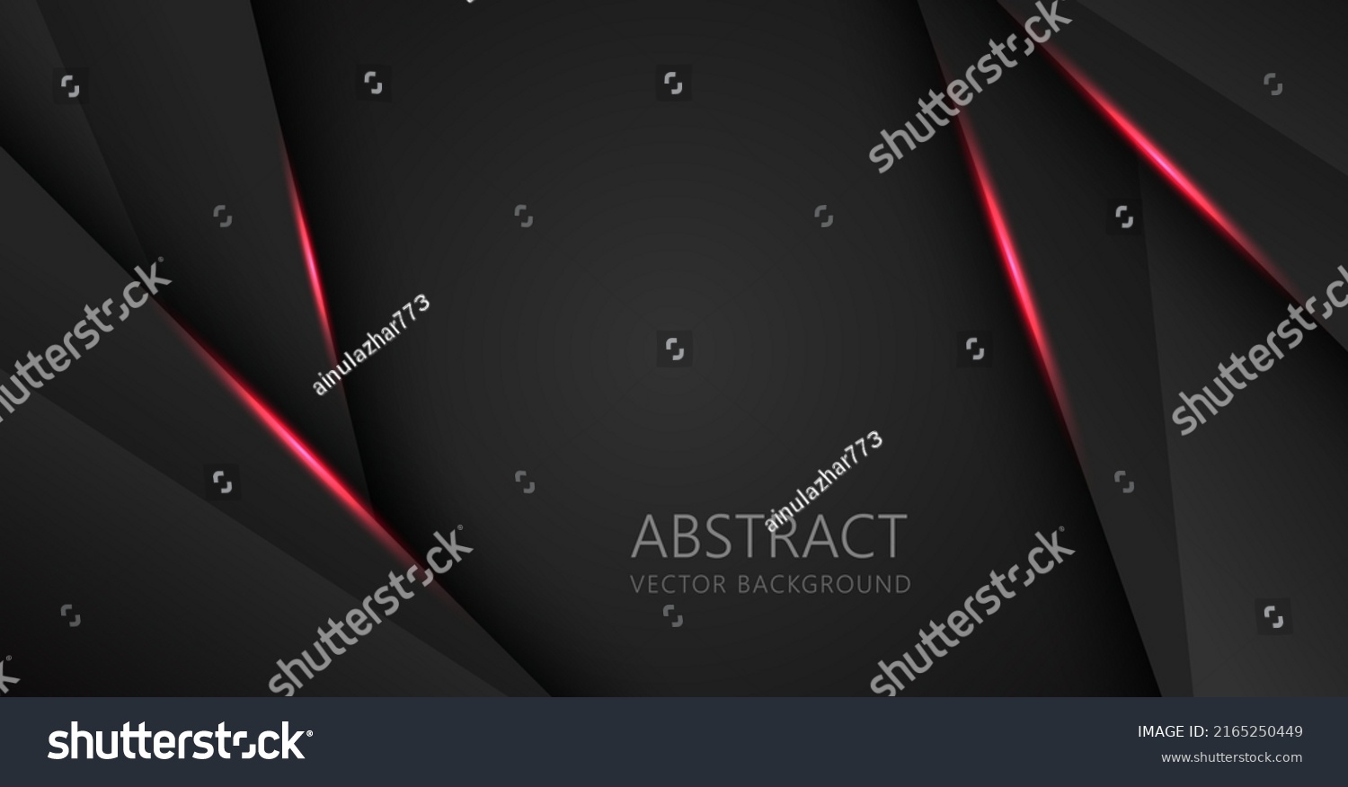 Abstract Red Black Space Frame Layout Stock Vector (Royalty Free ...