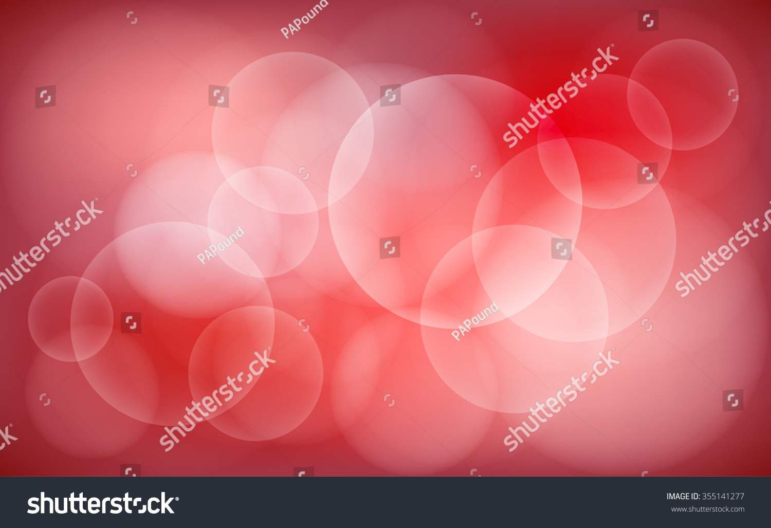 Abstract Red Blur Bokeh Background Vector Stock Vector (Royalty Free ...